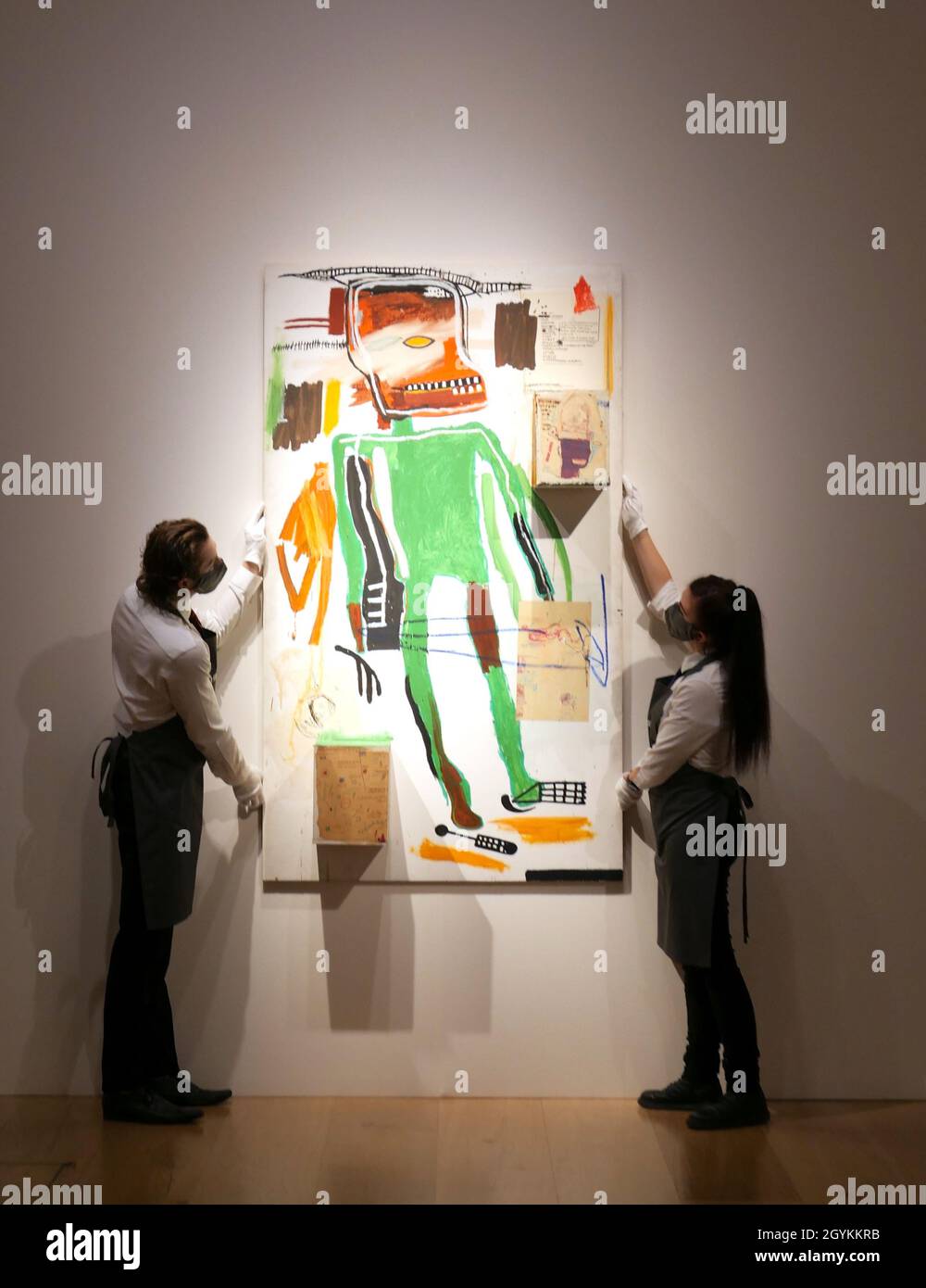 Works by Jean-Michel Basquiat , Peter Doig ,david Hockney , Bridget ...