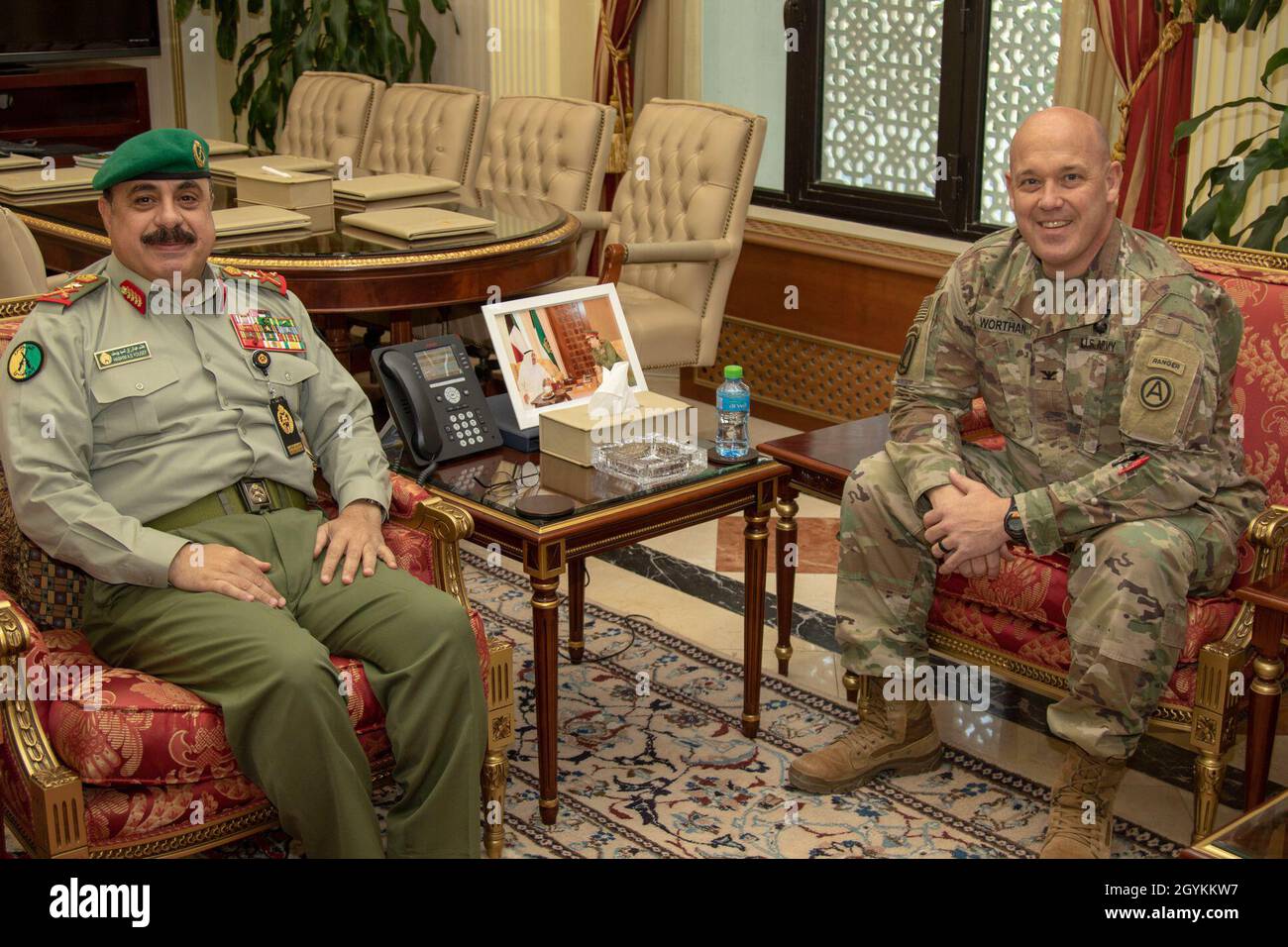 Kuwait Army National Guard Undersecretary Lt. Gen. Hashim Al-Refaee ...