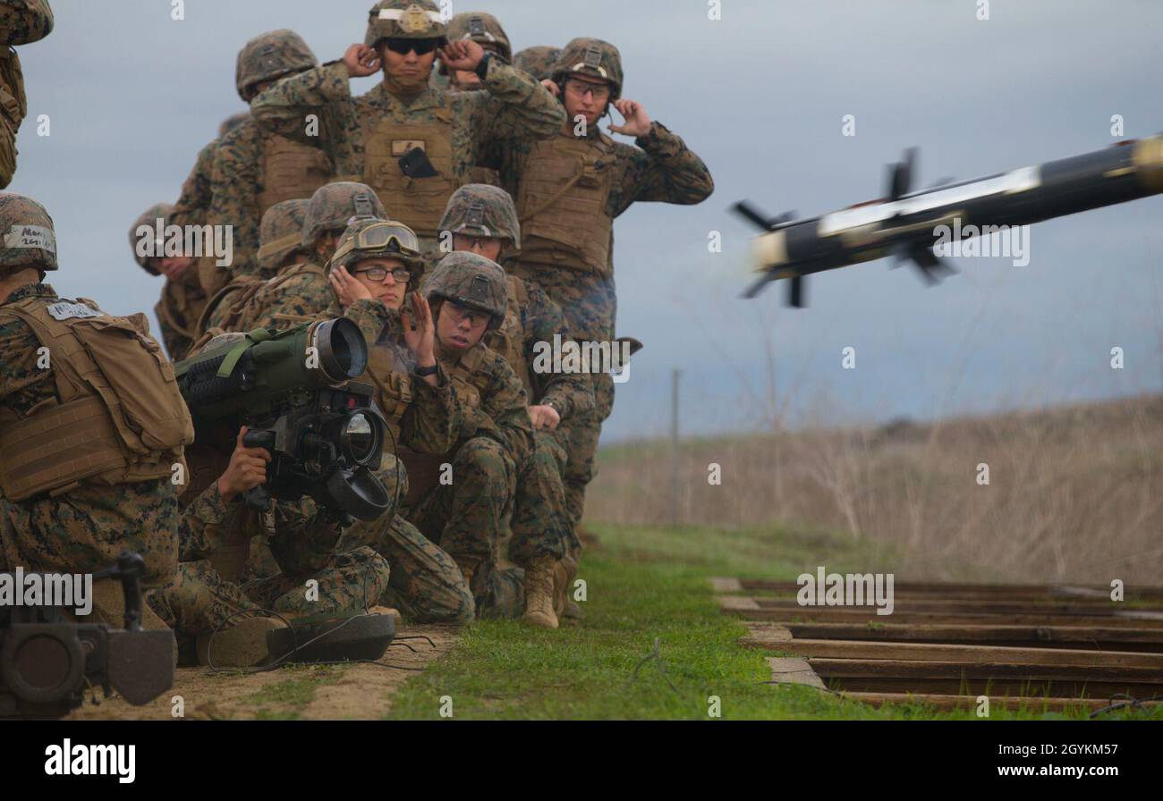 U.S. Marines with Charlie Company, Infantry Training Battalion, School ...