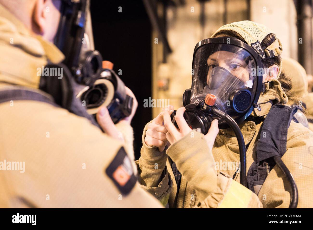 Self contained breathing apparatus scba regulator hi-res stock ...