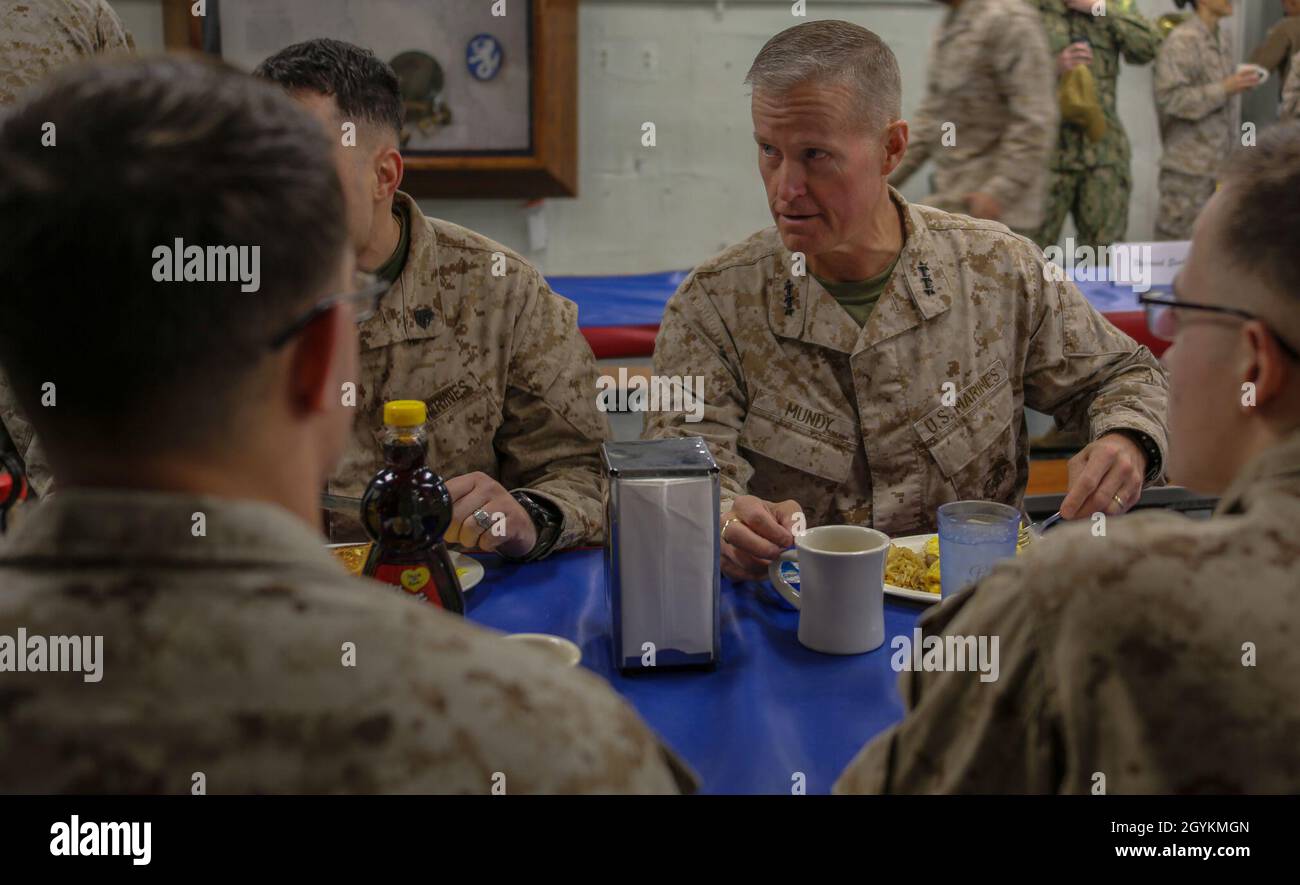 200121-M-OO419-1120 RED SEA (Jan. 21, 2020) Lt. Gen. Carl E. Mundy III ...