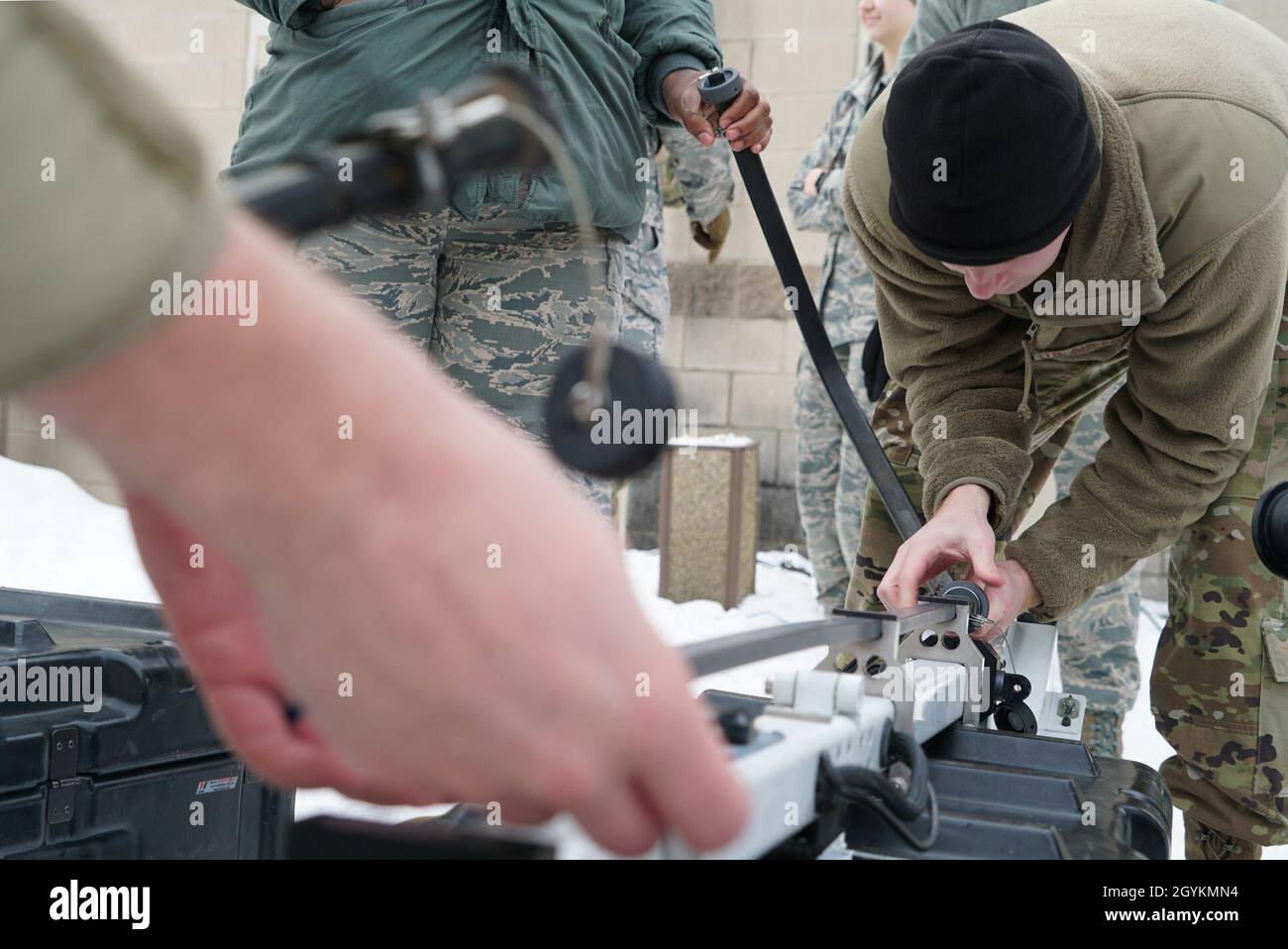U.S. Air Force Airman 1st Class Braeden Smith, a Radio Frequency ...