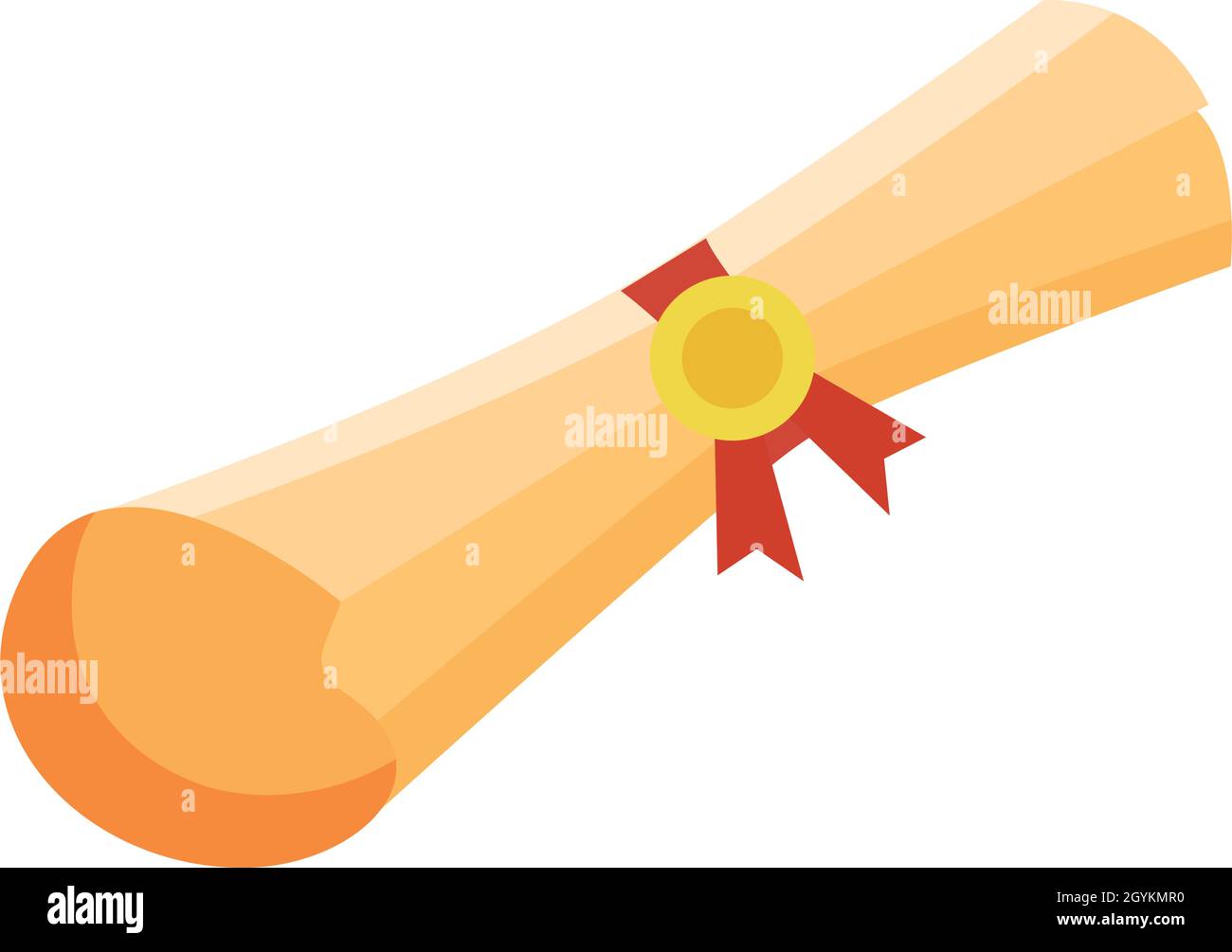 graduation diploma certificate with medal Stock Vector Image & Art - Alamy