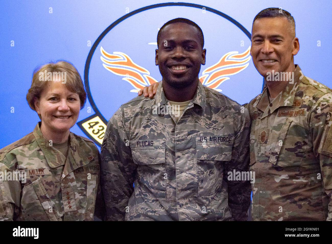 General Maryanne Miller and Chief Greene visited the 43rd Air Mobility ...