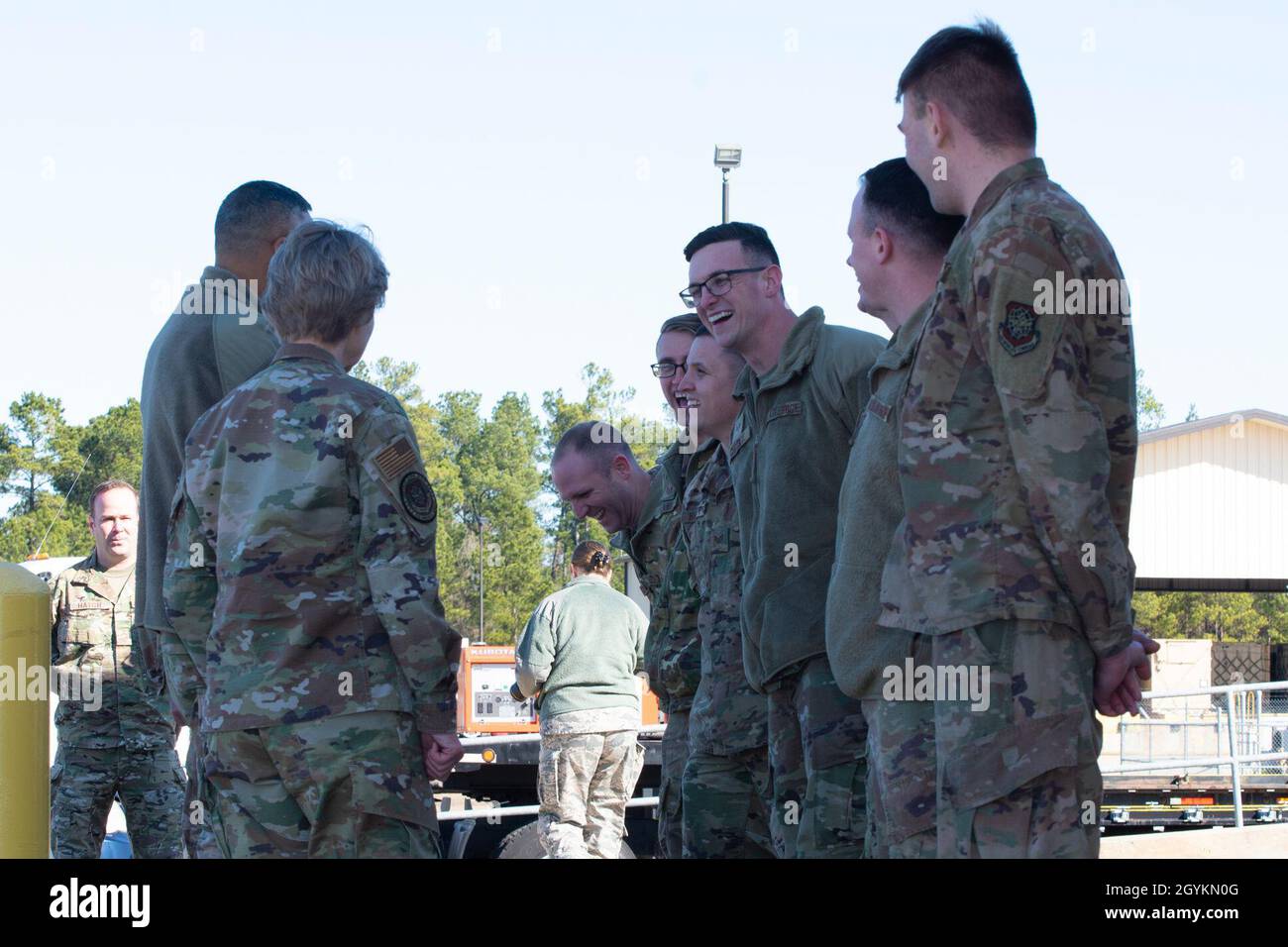 General Maryanne Miller and Chief Greene visited the 43rd Air Mobility ...