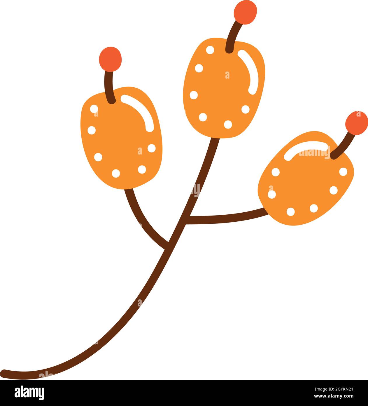 autumn branch and seeds seasonal icon Stock Vector Image & Art - Alamy