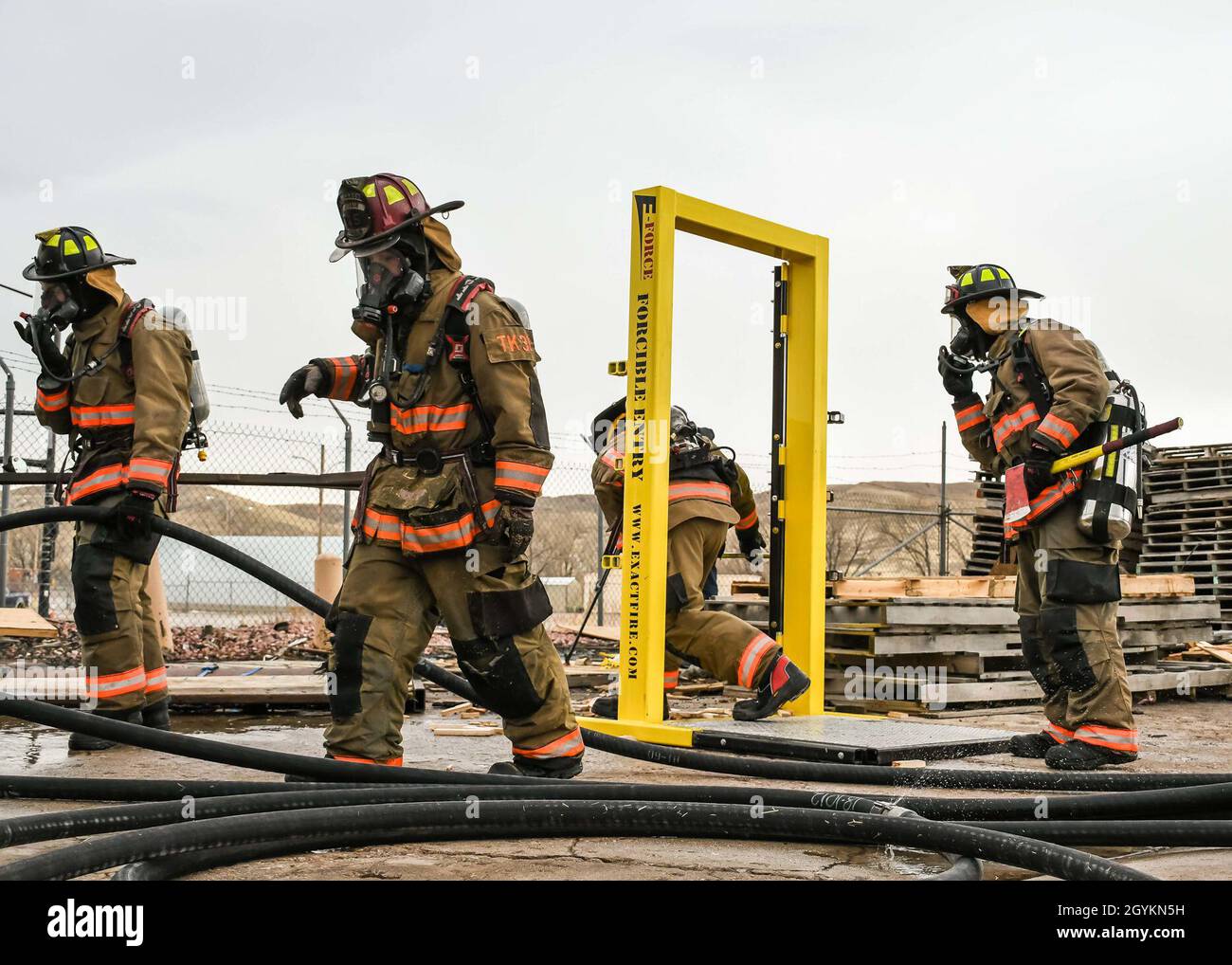 FORT CARSON, Colo. — Fort Carson Fire Academy candidates break through ...