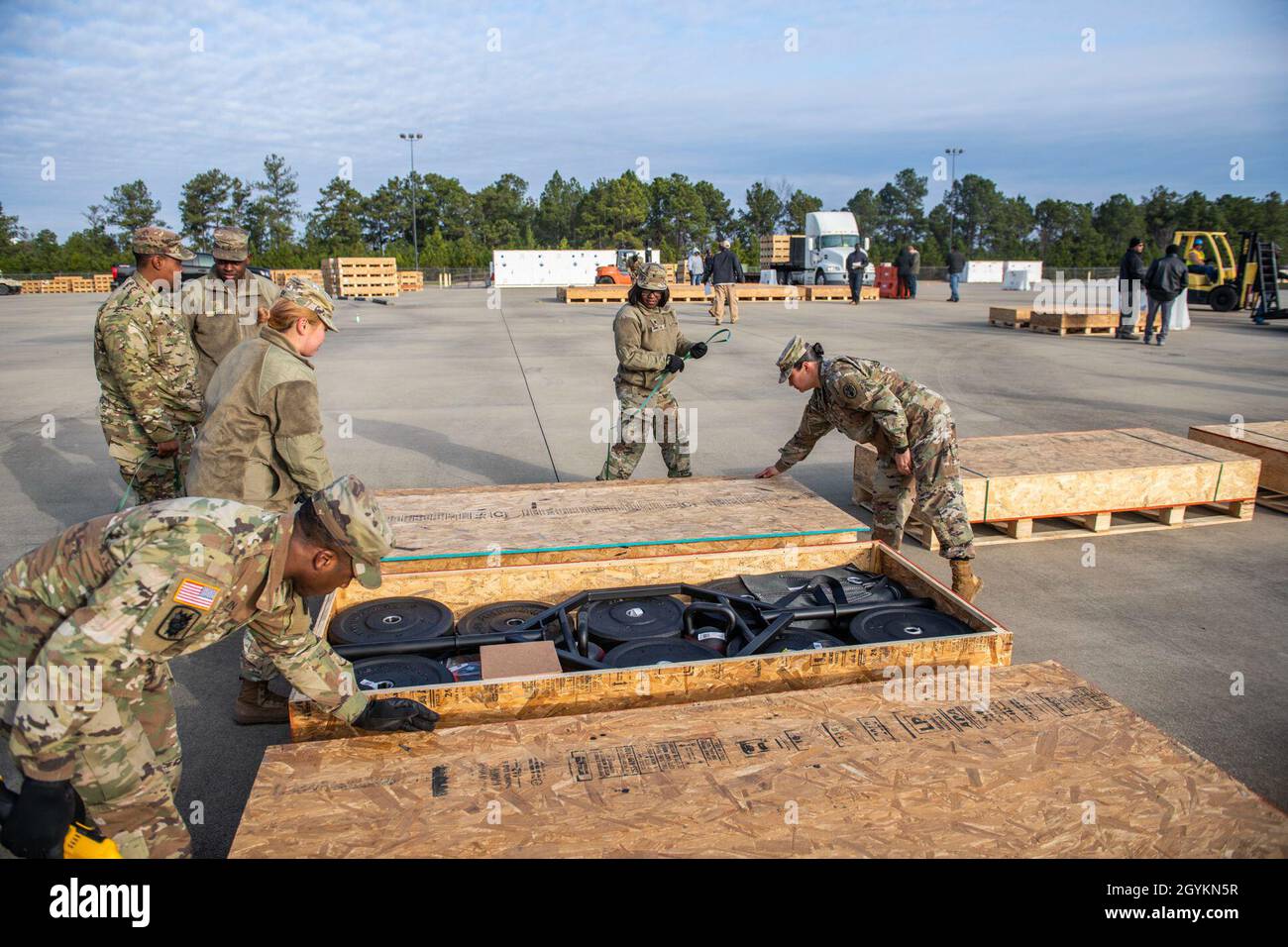 FORT BENNING, Ga. – At Fort Benning Jan. 21, Soldiers prepare to ...