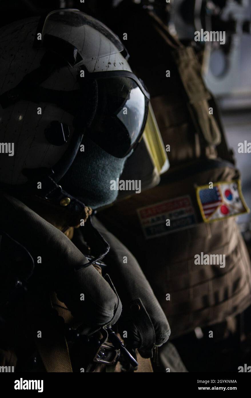 U.S. Marine Corps Cpl. Tyler J. Williams, an MV-22B Osprey Crew Chief ...