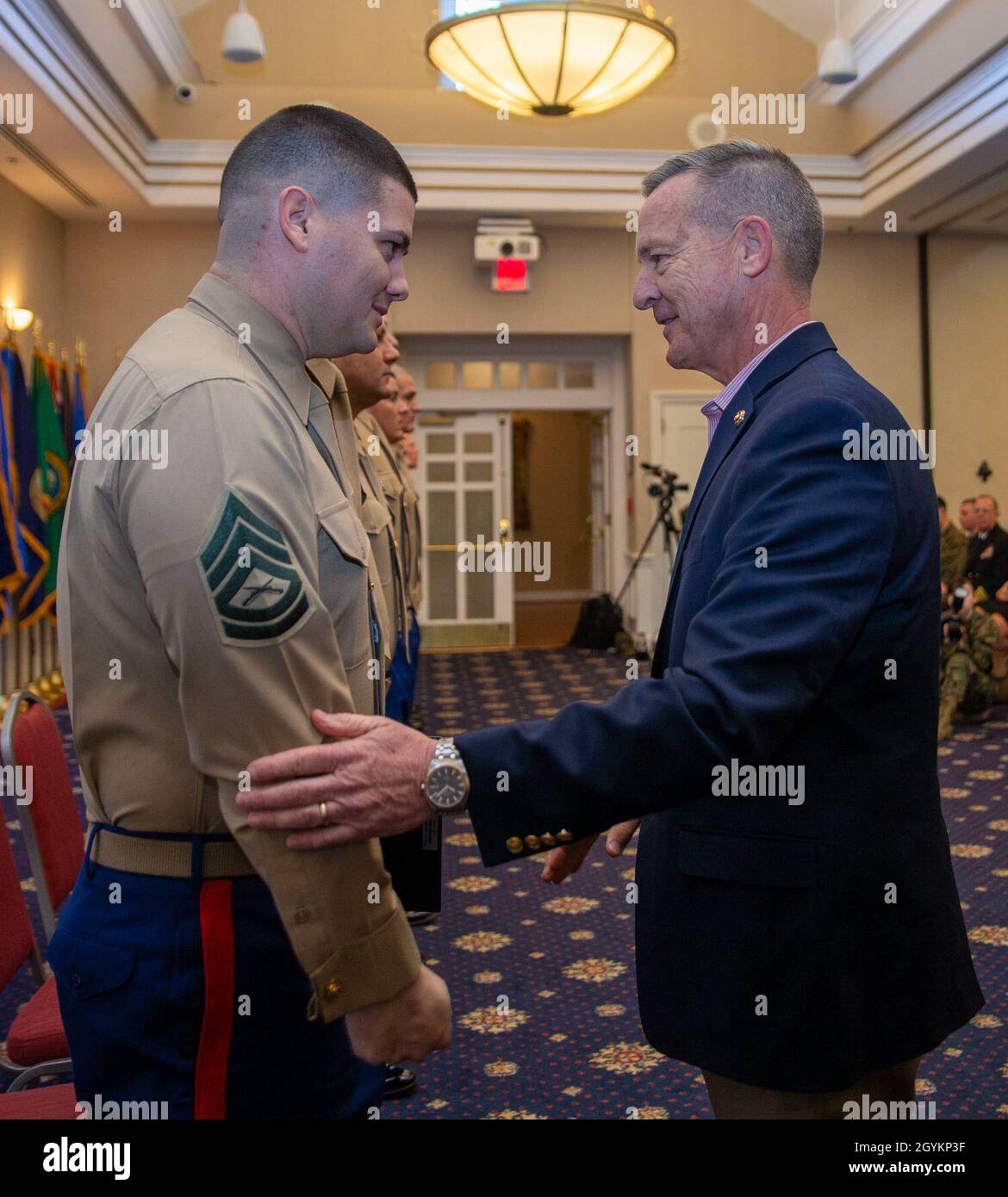 Retired Lt. Gen. Mark Faulkner, President and CEO of the Marine Corps ...