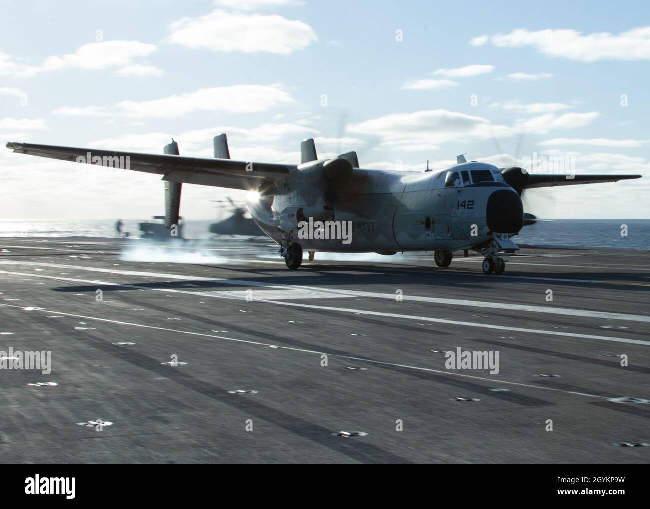 ATLANTIC OCEAN (Jan. 22, 2020) A C-2A Greyhound, assigned to Air Test ...