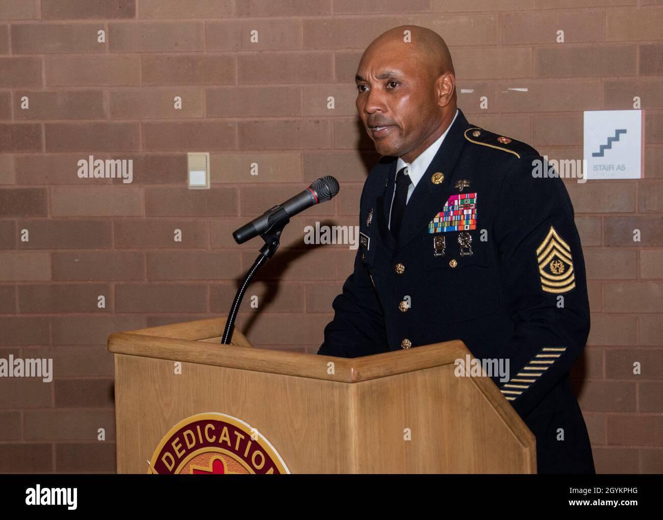 U.S. Army Command Sgt. Maj. Thomas Oates, Brooke Army Medical Center ...
