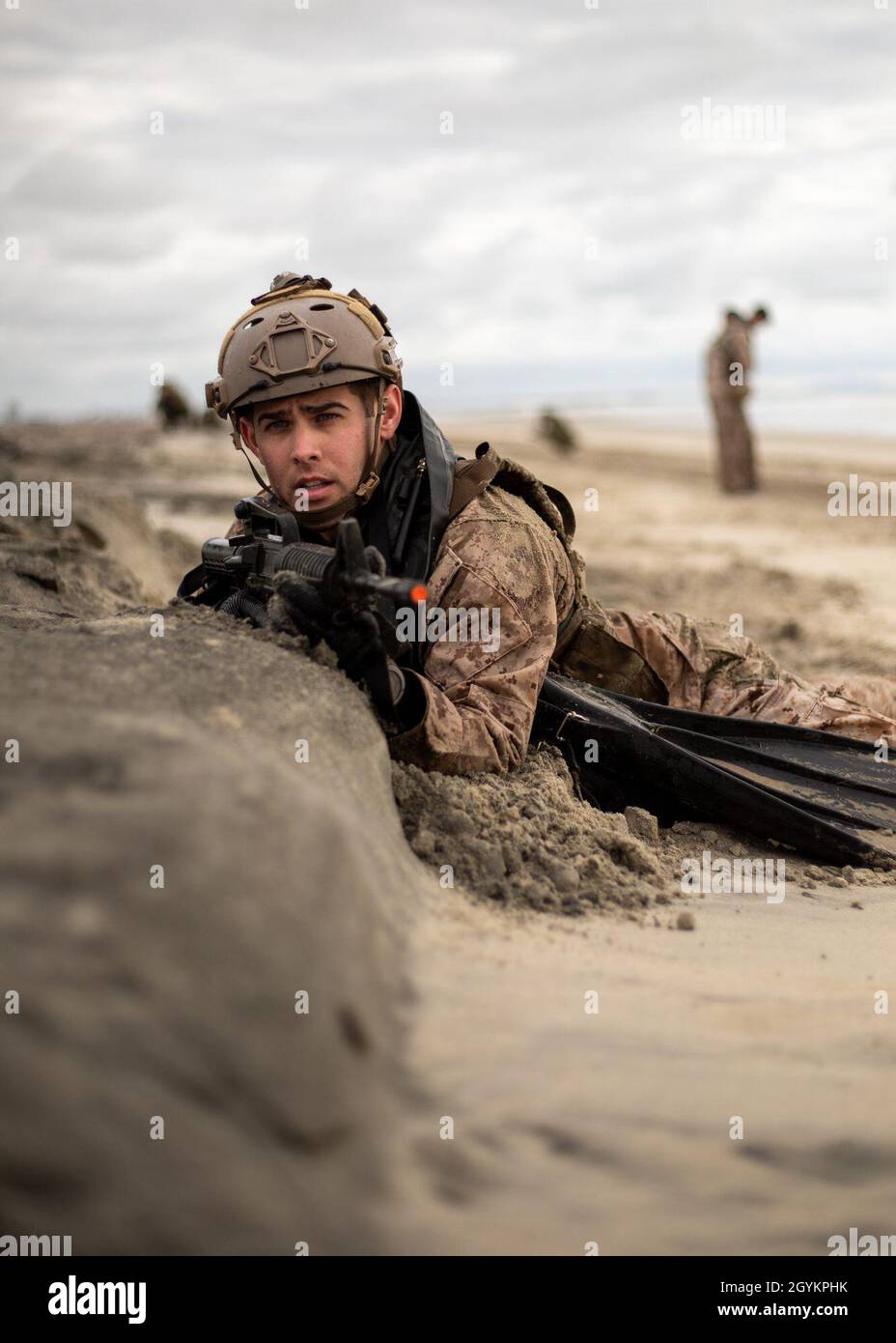 U.S. Marine Corps Cpl. Mark Broyles, a reconnaissance Marine with 1st ...