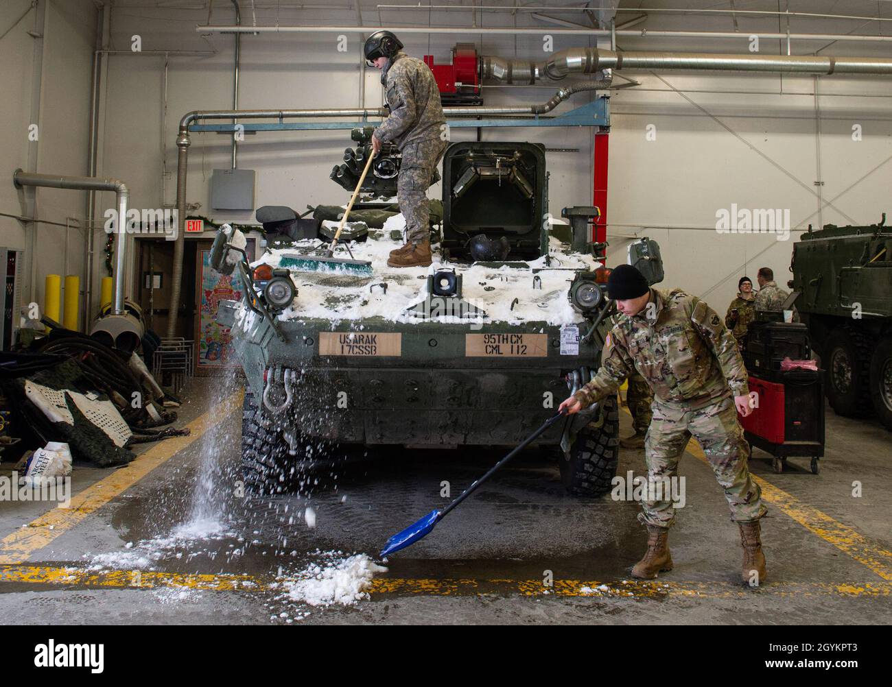 Soldiers assigned to the 95th Chemical Company, 17th Combat Sustainment ...