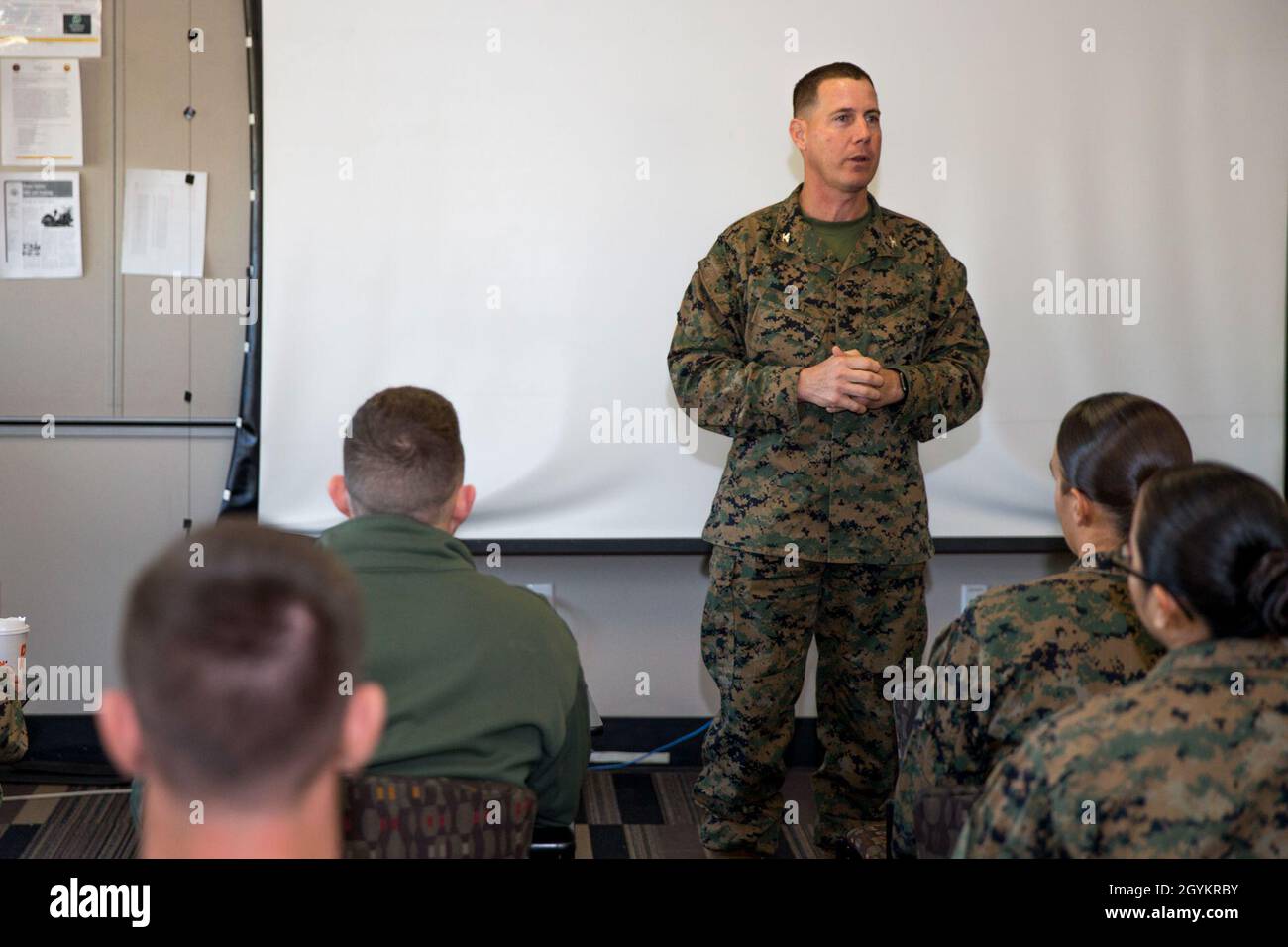 U.S. Marine Col. Jeffrey Holt, deputy commander for Marine Corps ...