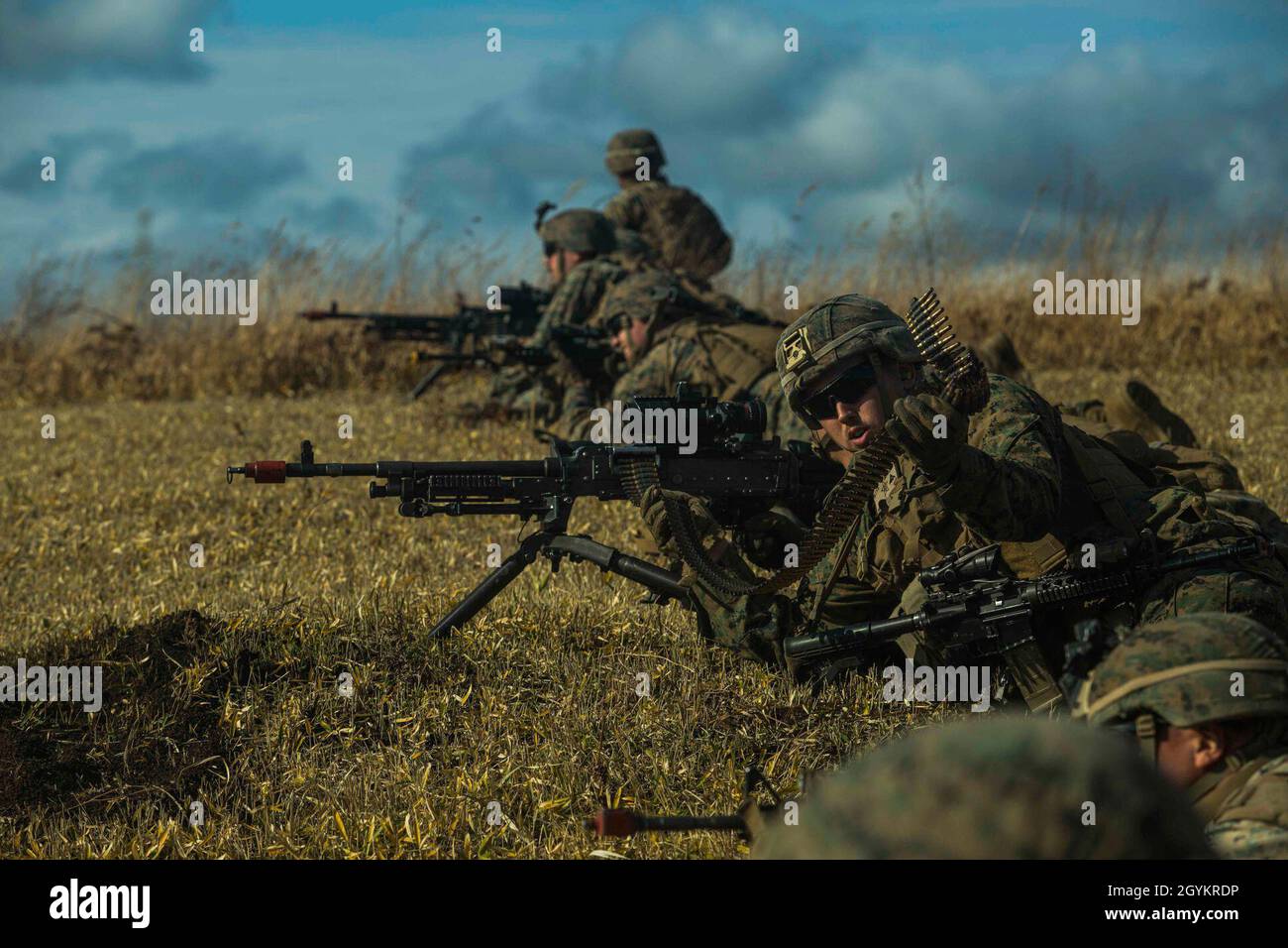 Lance Cpl. James Morris a machine gun team leader with Battalion ...