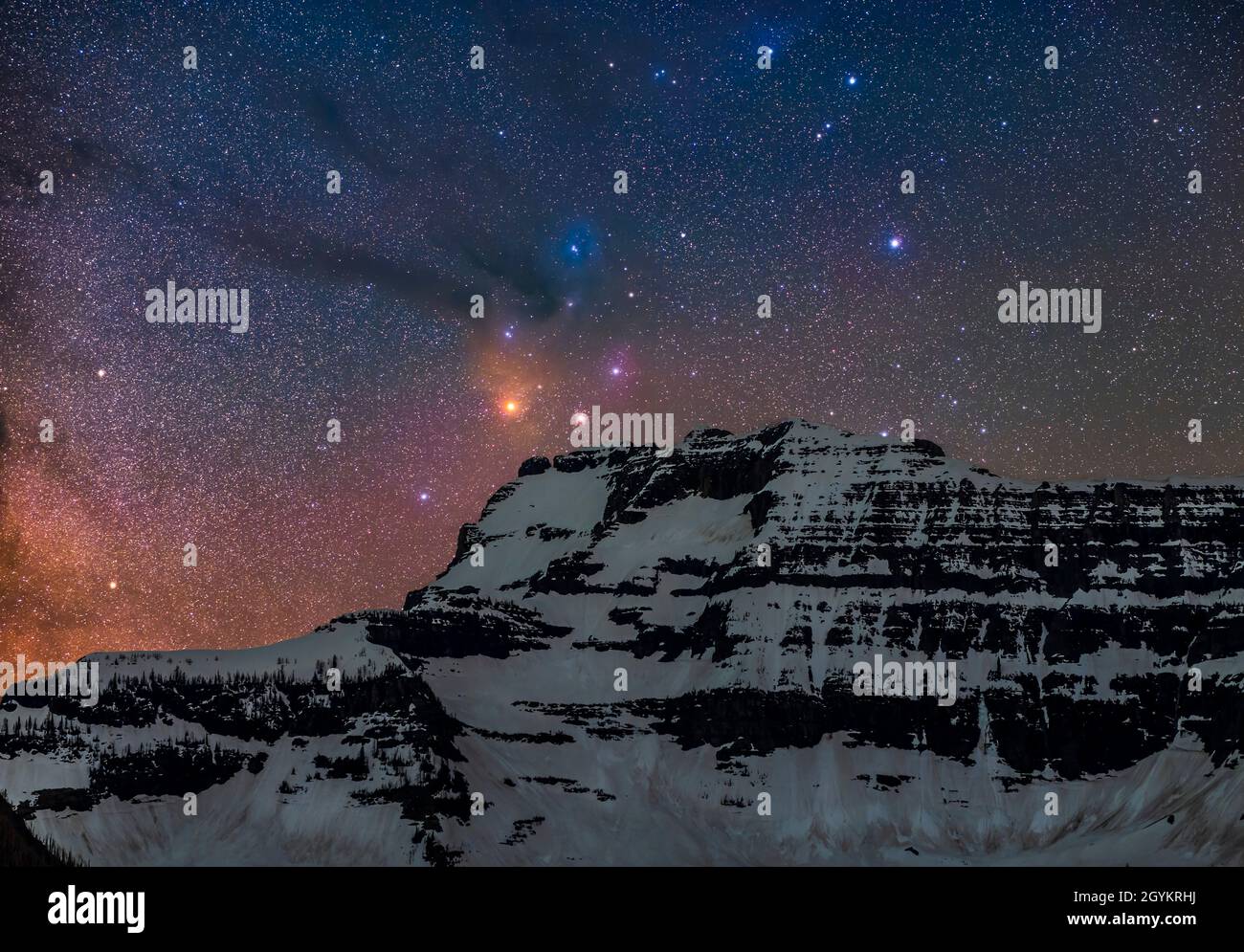 A "deepscape" image of the head of Scorpius with the colourful Rho ...