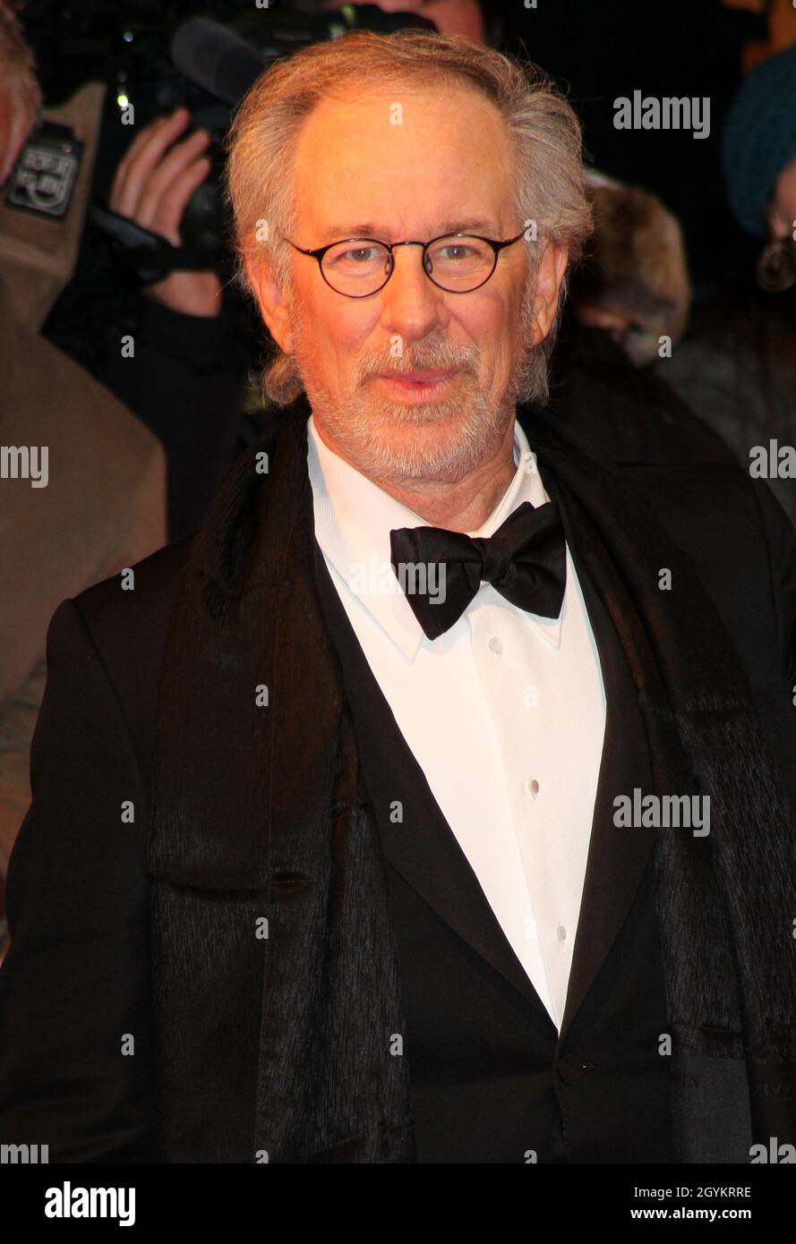 London. UK. Steven Spielberg (Director) at the UK Premiere of War Horse ...