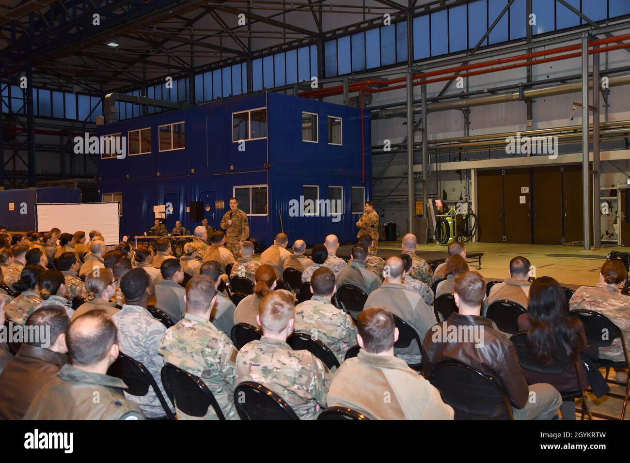 U.S. Air Force Brig. Gen. Mark R. August, 86th Airlift Wing commander ...