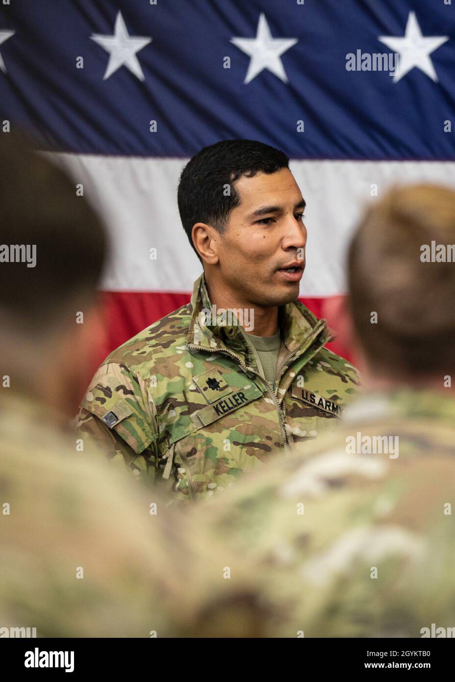 Lt. Col. Anthony Keller, the commander of 1st Battalion, 325th Airborne ...