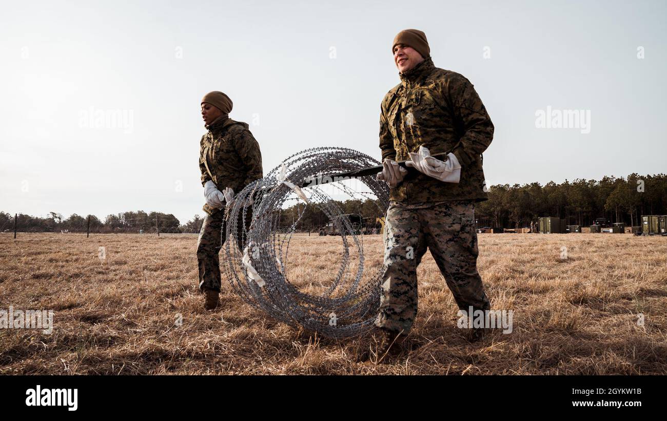 U.S. Marines with Combat Logistics Regiment 27, 2nd Marine Logistics ...