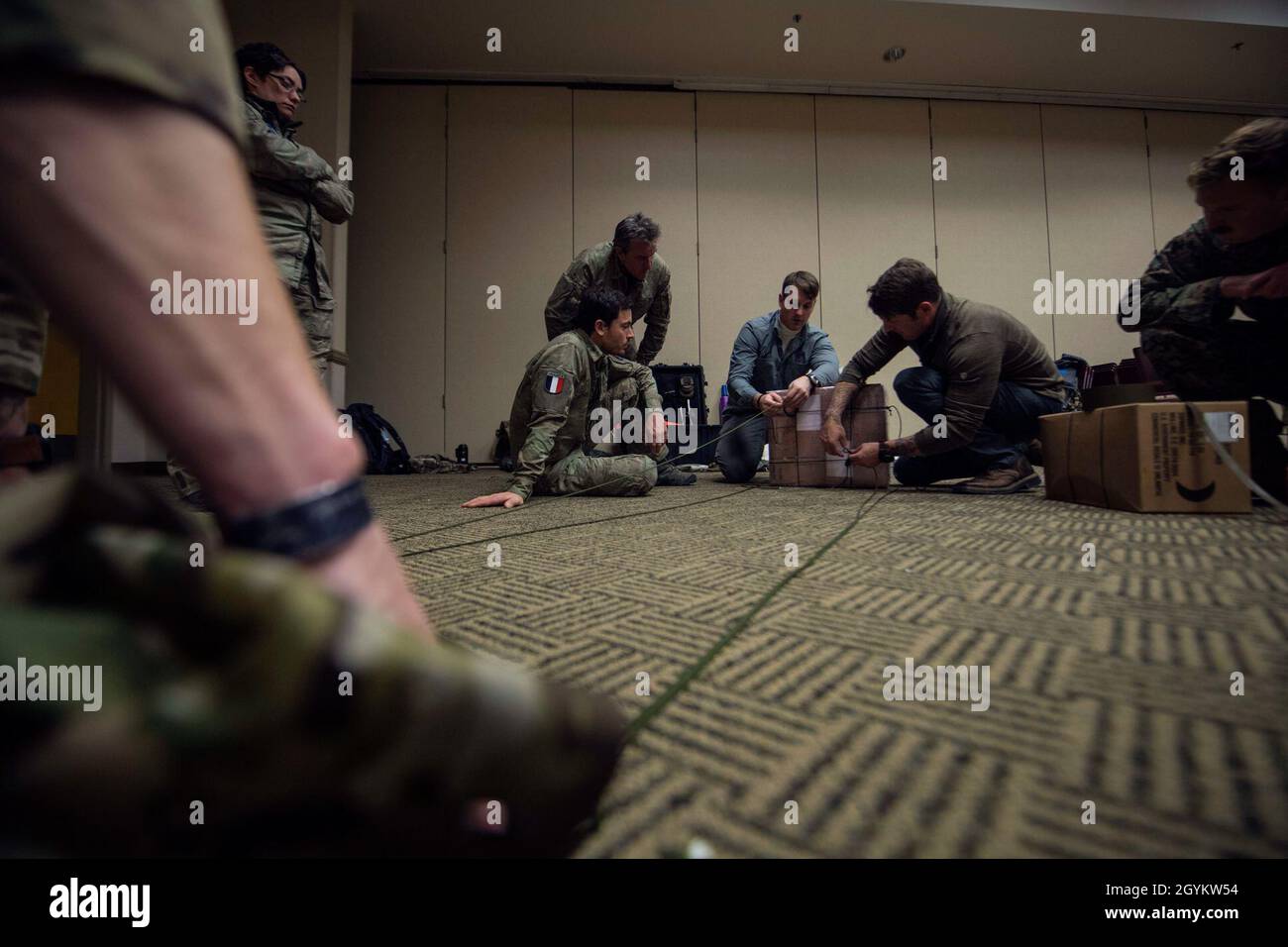 U.S. Air Force members from the 711th Special Operations Squadron and ...