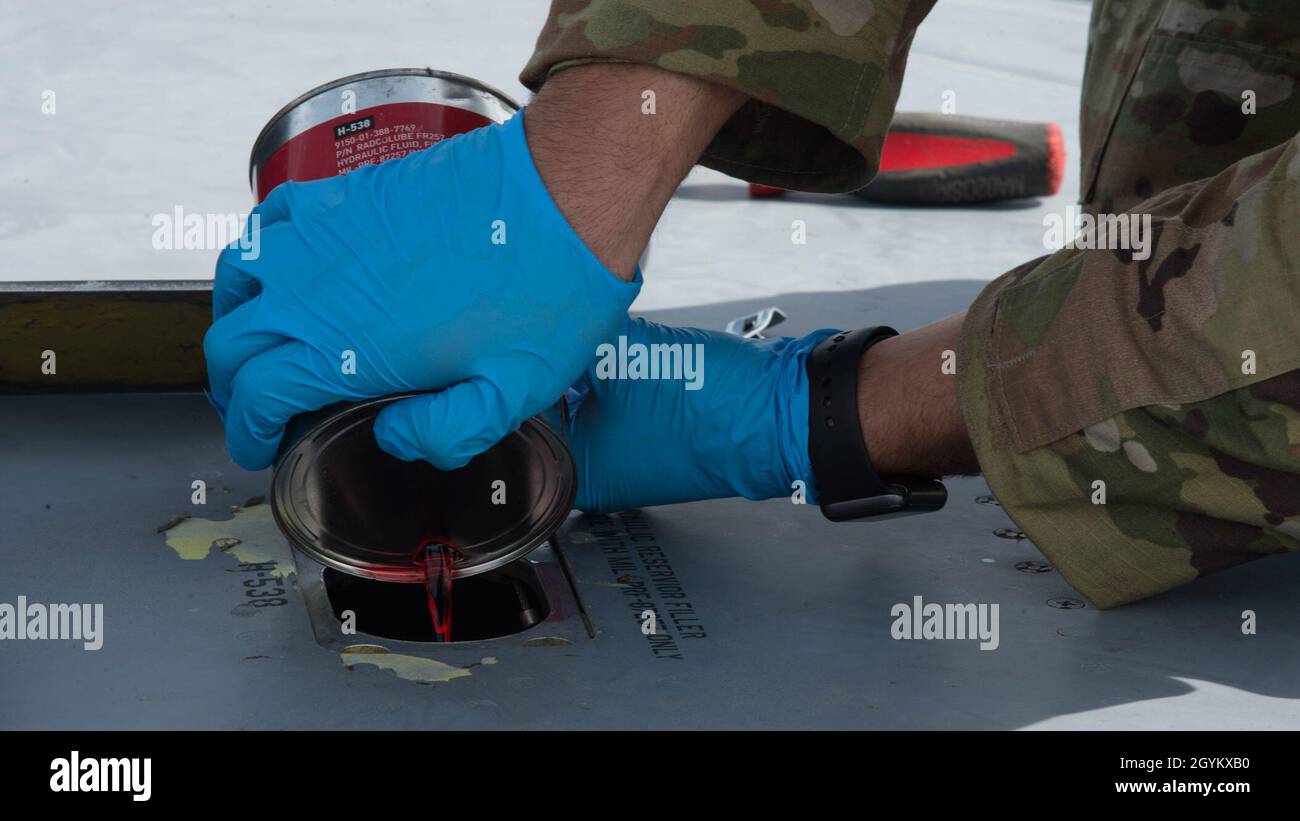 U.S. Air Force Airman 1st Class Trenton Carrere, a 6th Aircraft ...