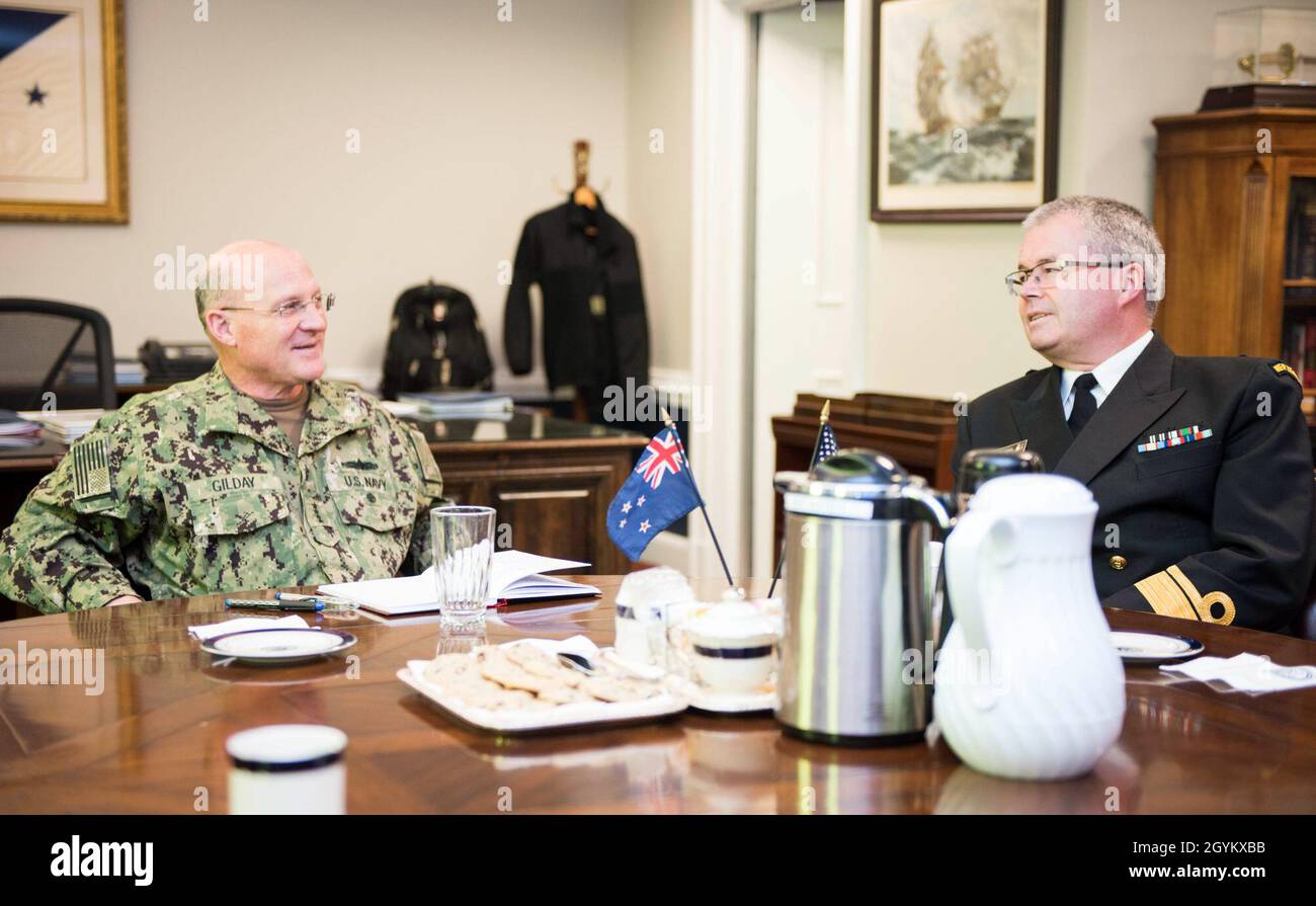 200123-N-BB269-1004 WASHINGTON (Jan. 23, 2020) Chief of Naval Operations (CNO) Adm. Mike Gilday ...