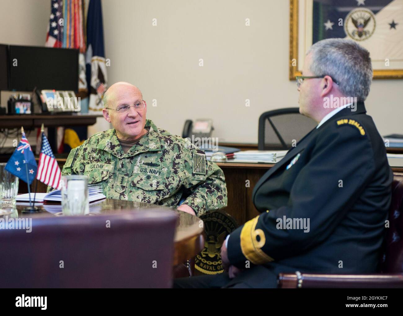 200123-N-BB269-1010 WASHINGTON (Jan. 23, 2020) Chief of Naval Operations (CNO) Adm. Mike Gilday ...