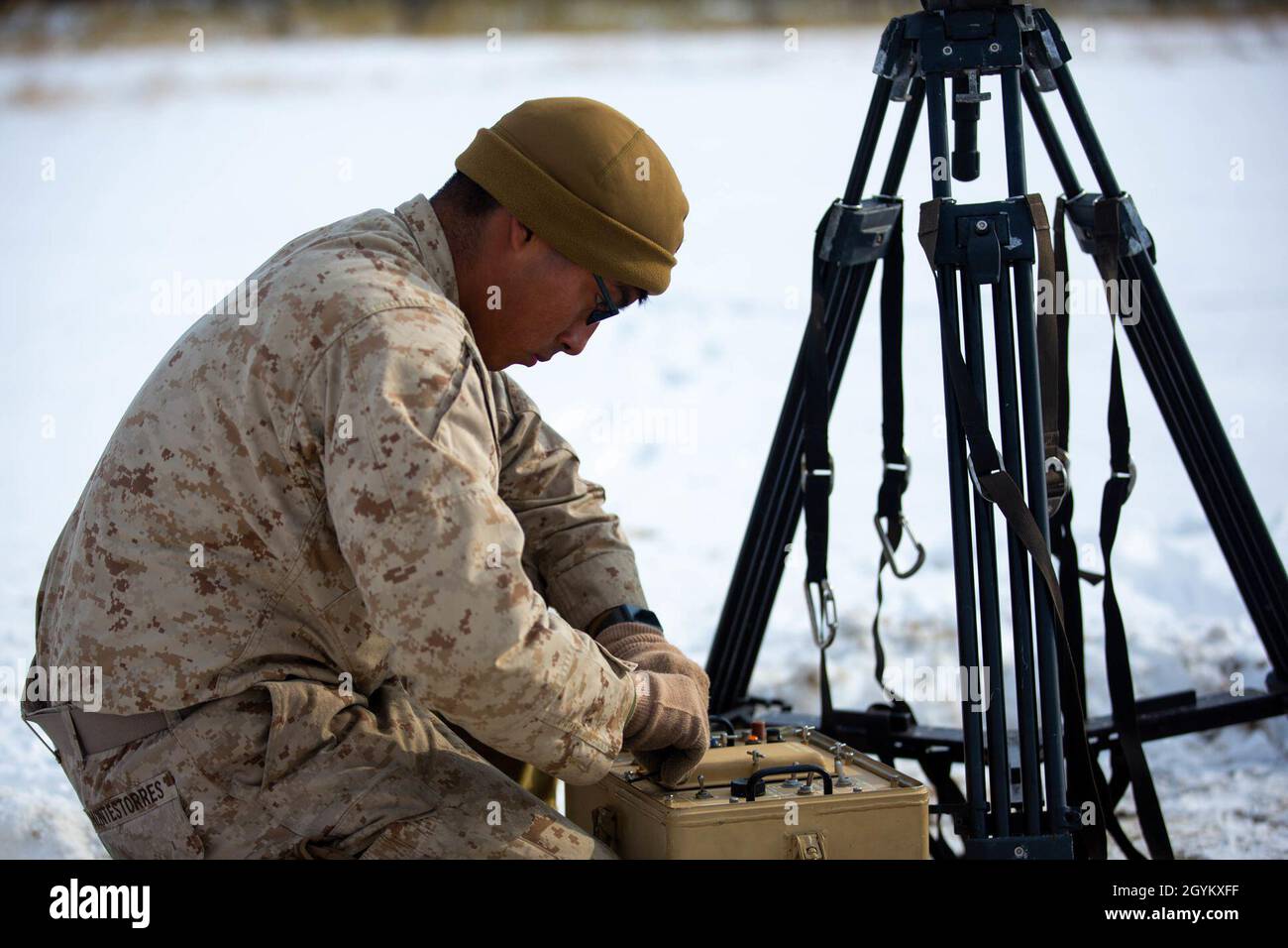 U.S. Marines from Marine Air Control Squadron 4 (MACS-4), Marine Air ...
