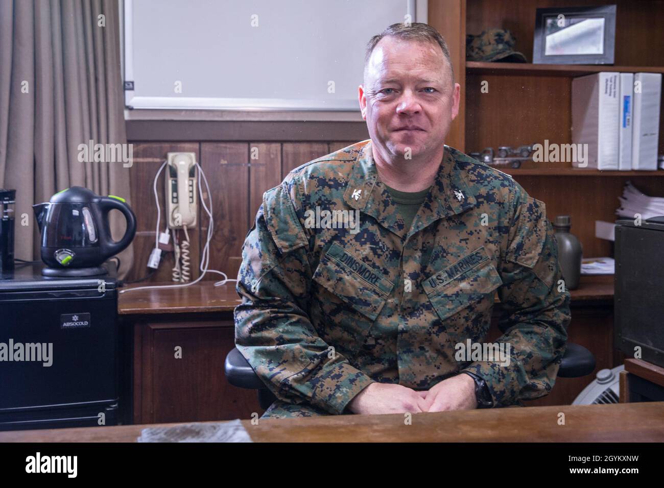 U.S. Marine Corps Col. Jeffrey S. Dinsmore, assistant chief of staff ...