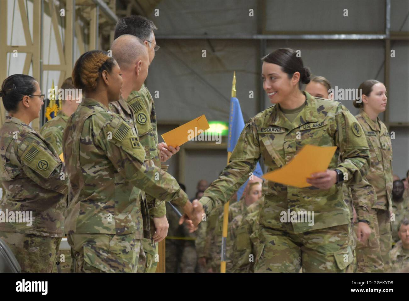 Cpl. Ariana Esquivel, 470th Movement Control Battalion, 77th ...