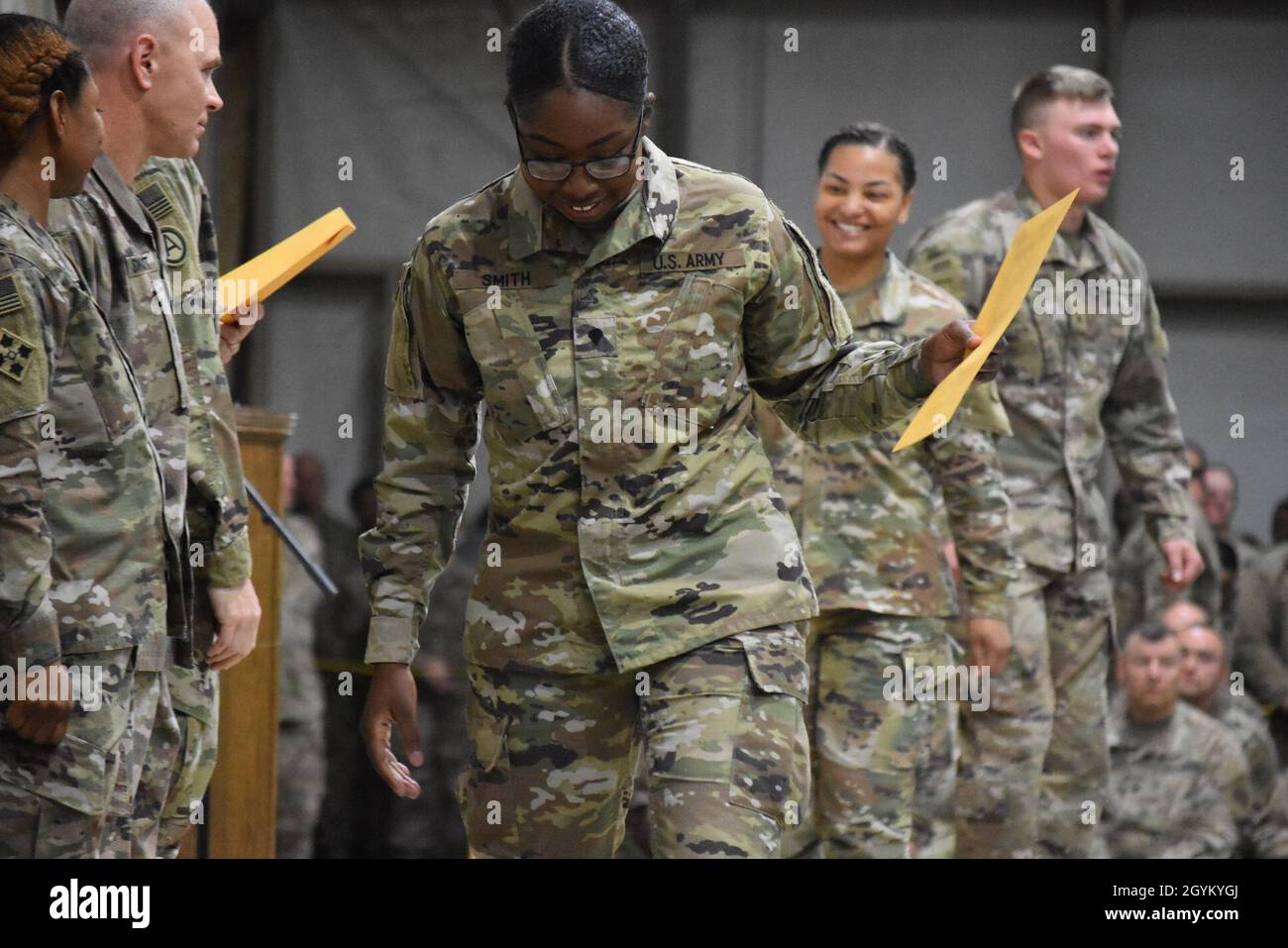 Spc. Myca J. Smith, 87th Combat Sustainment Support Battalion, 77th ...