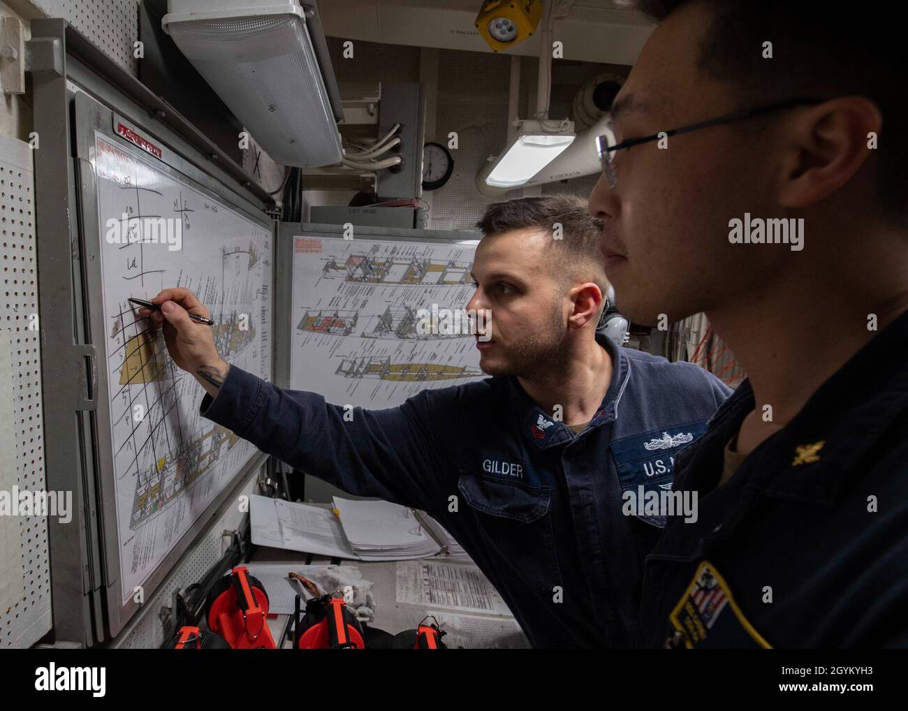 ARABIAN GULF (Jan. 24, 2020) - Machinery Repairman 1st Class Michael ...