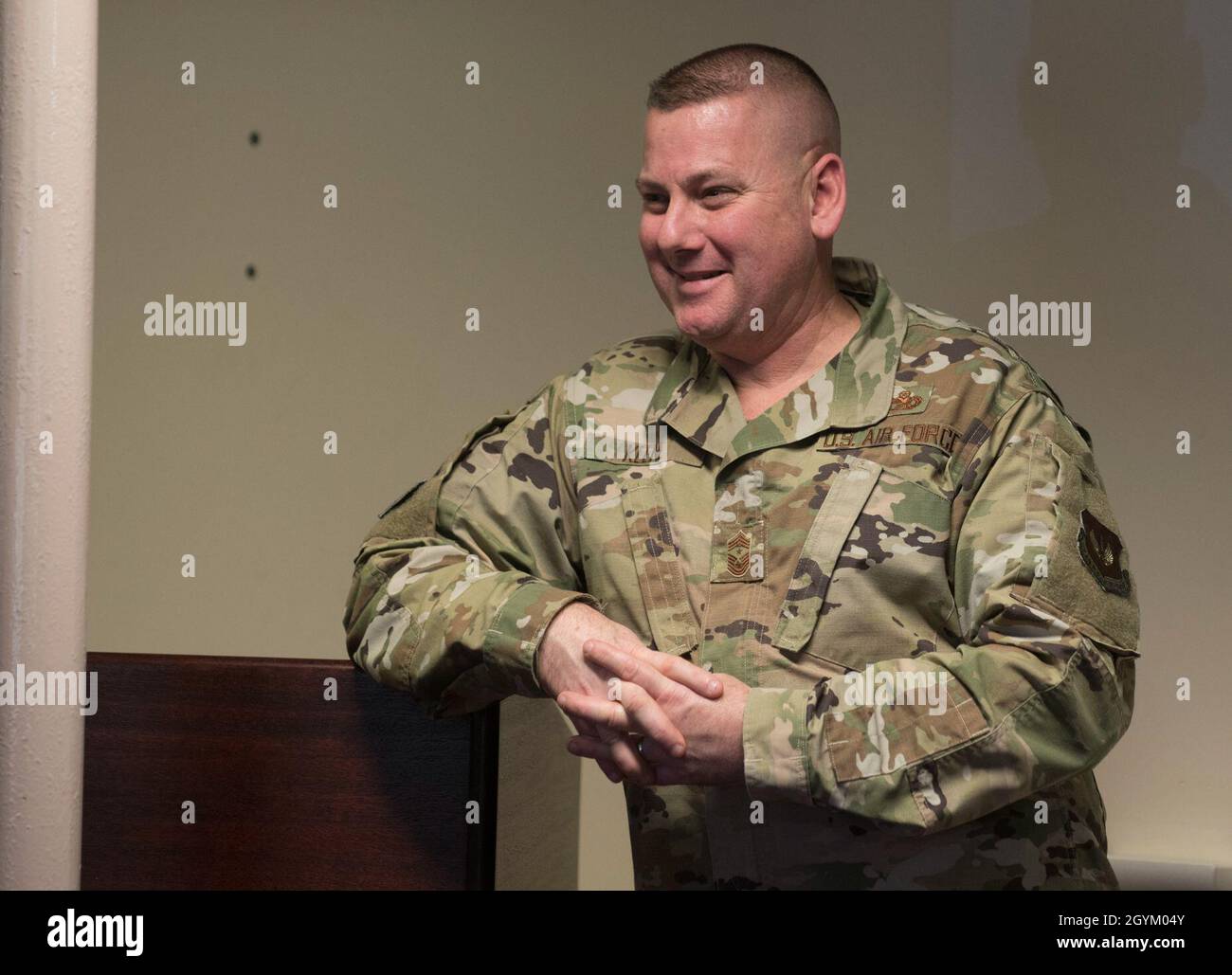 U.S. Air Force Chief Master Sgt. Daniel Keene, 501st Combat Support ...