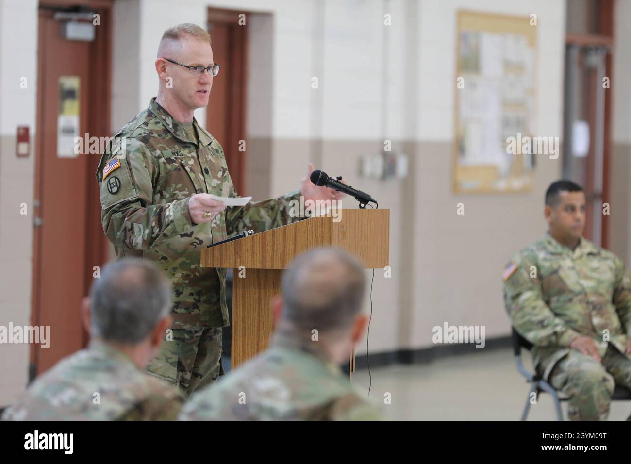 U.S. Army Lt. Col. James P. Hicks II, commander of the 5th Battalion ...