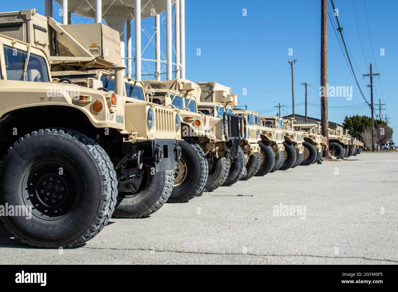 1st Cavalry Division Sustainment Brigade stages their during line-haul ...