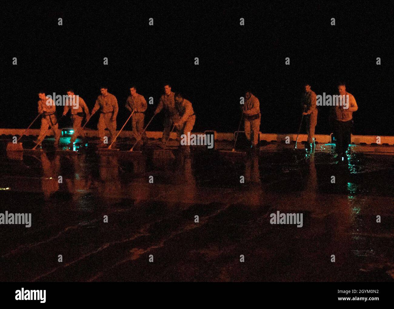 200124-N-SL179-6007 RED SEA (Jan. 24, 2020) - Sailors, assigned to the ...
