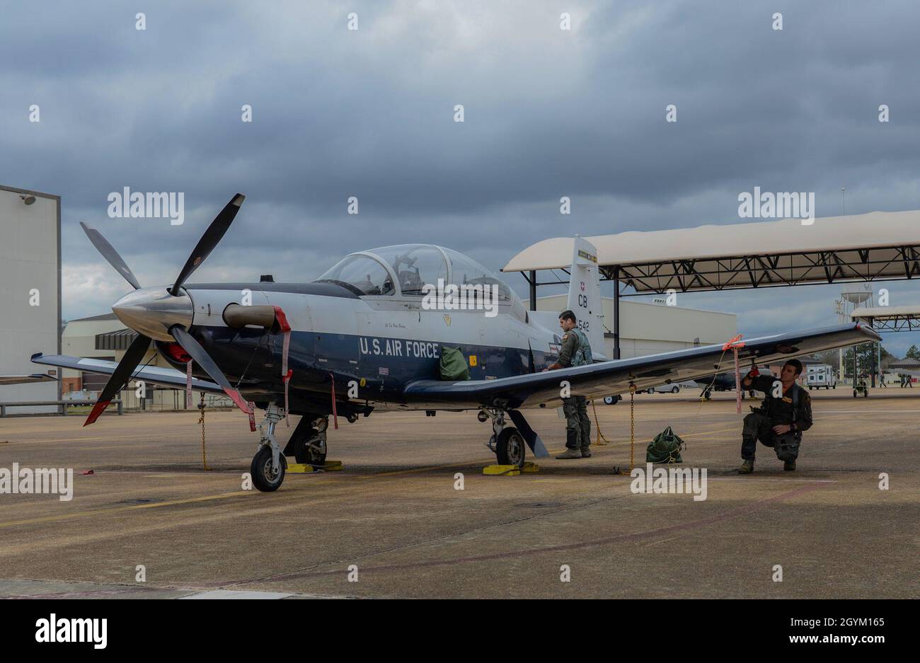 Second Lt. Rafael Galvoa, 37th Flying Training Squadron student pilot ...