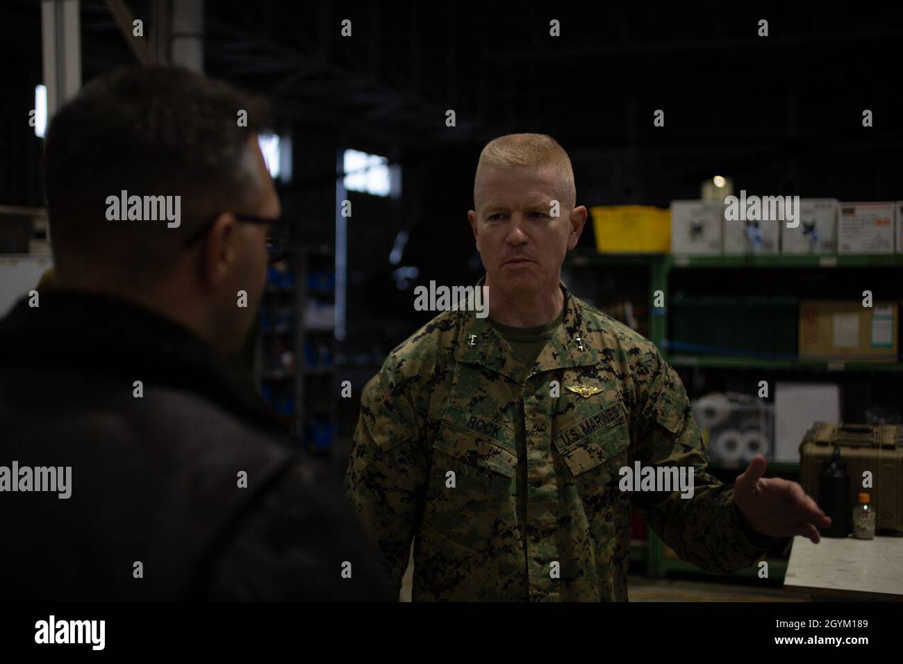 U.S. Marine Corps Maj. Gen. Paul J. Rock Jr., Commanding General of 3rd ...
