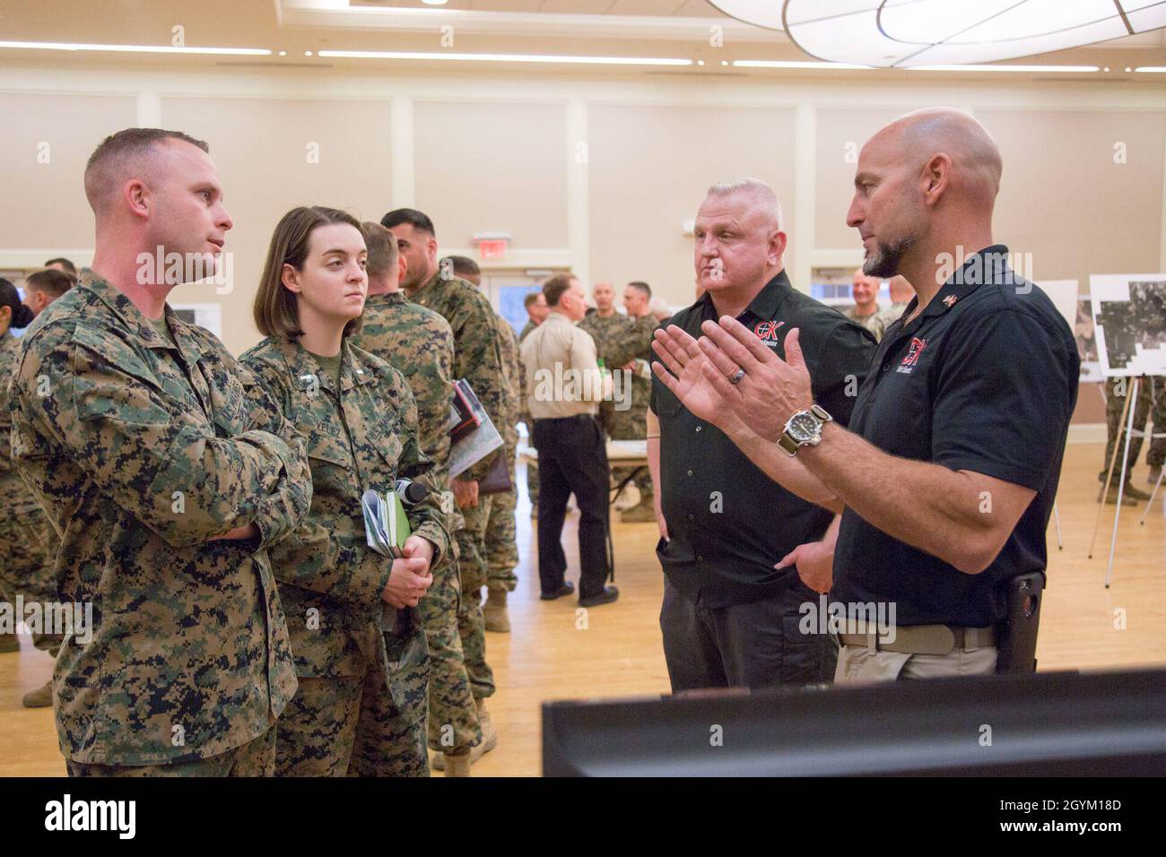 U.S. Marine 1st Lt. Ashley Velez, Headquarters and Support company ...