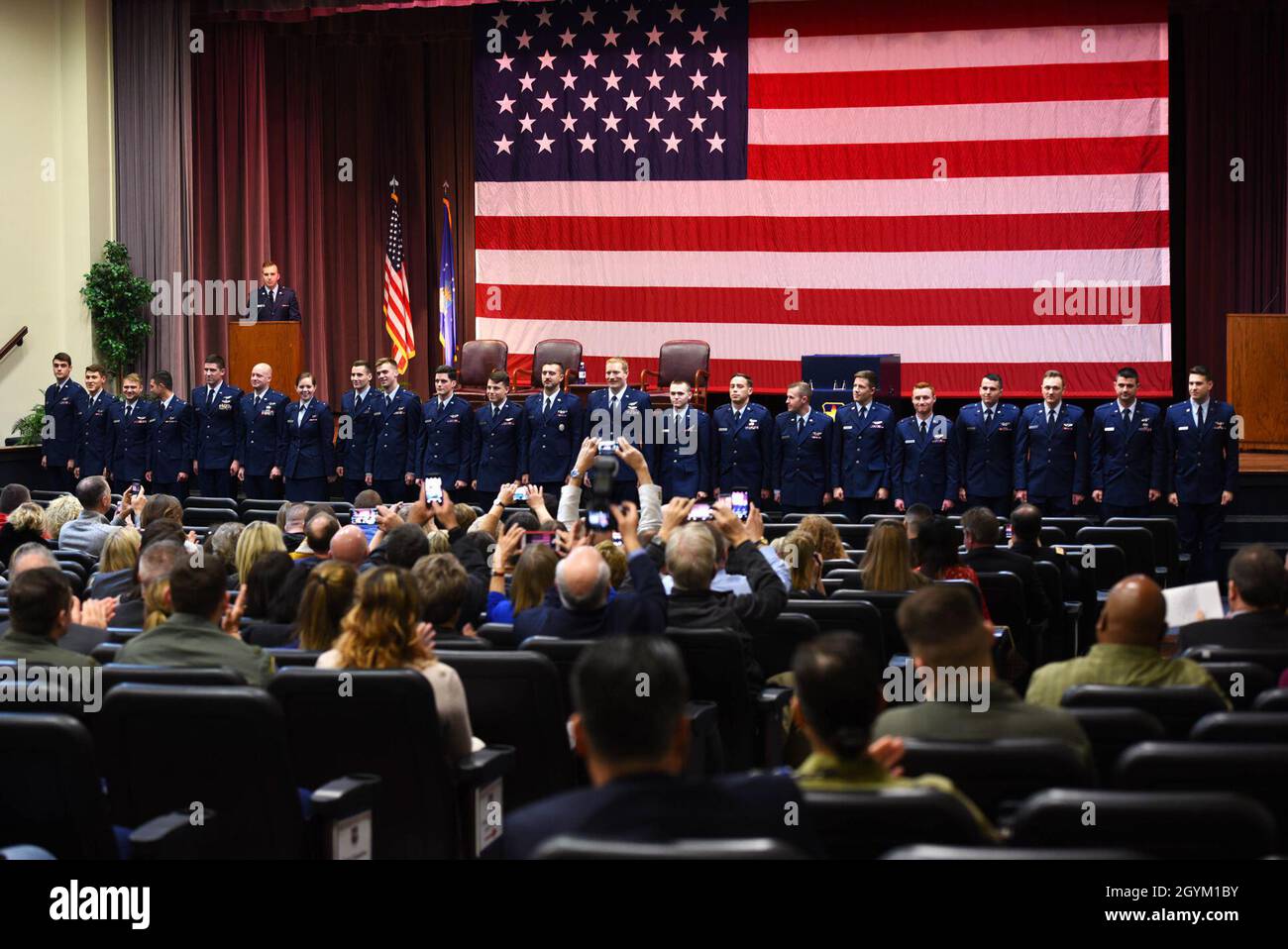 Specialized Undergraduate Pilot Training Class 20-06/07 stands in front ...