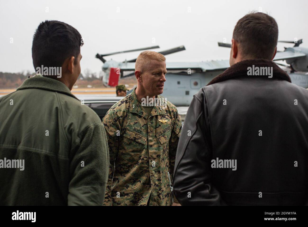 U.S. Marine Corps Maj. Gen. Paul J. Rock Jr., Commanding General of 3rd ...
