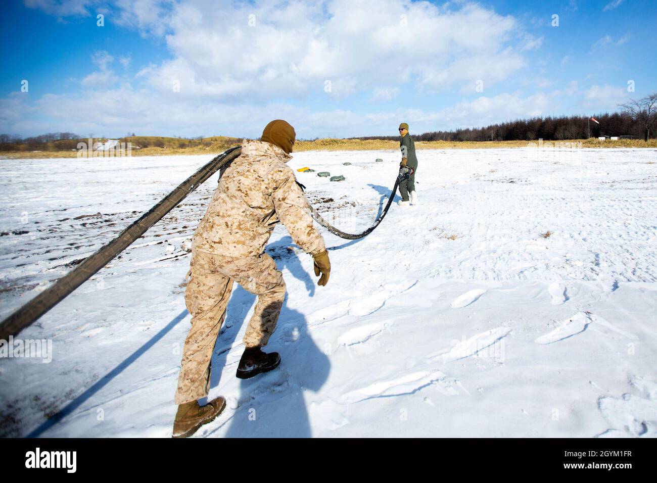 U.S. Marines from Marine Wing Support Squadron 172, Marine Air Control ...