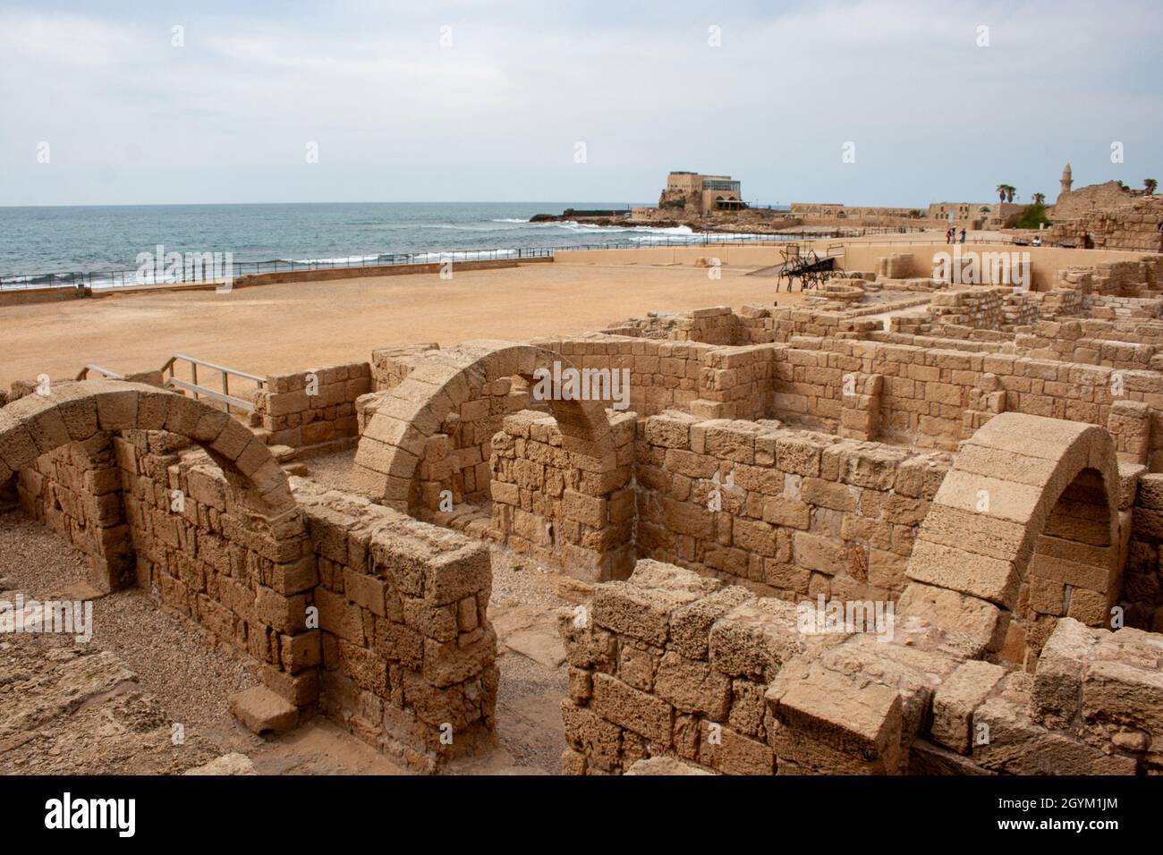 Caesarea Maritima also known as Caesarea Palestinae Stock Photo - Alamy