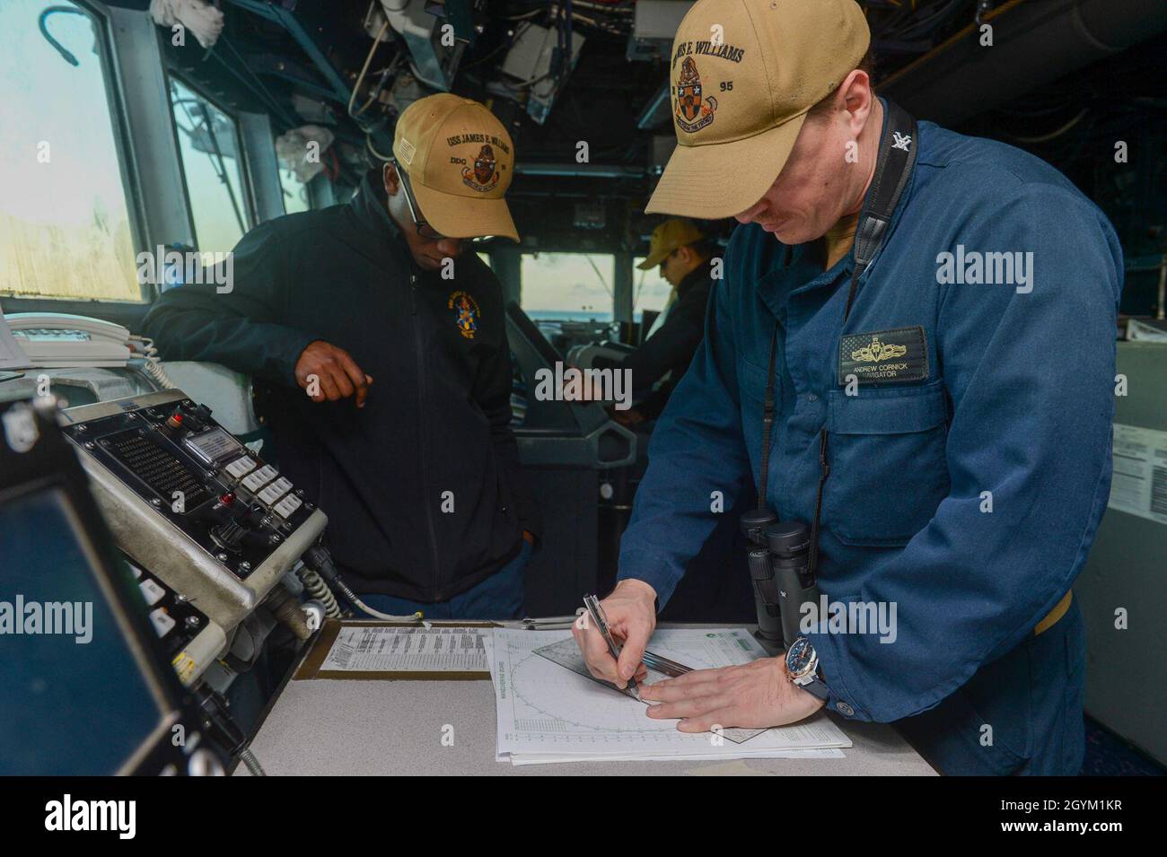 200125-N-HS716-1024 ATLANTIC OCEAN -- (Jan. 25, 2020) Lt. j.g. Andrew ...