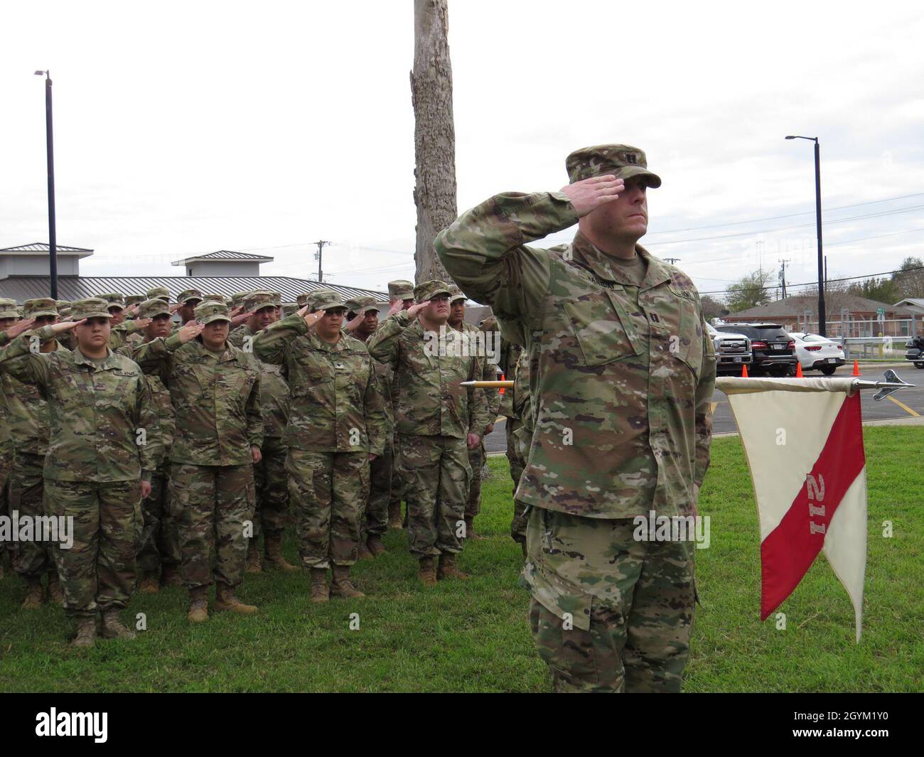 U.S. Army Reserve Capt. Mark Halliday and Soldiers of the 211th ...