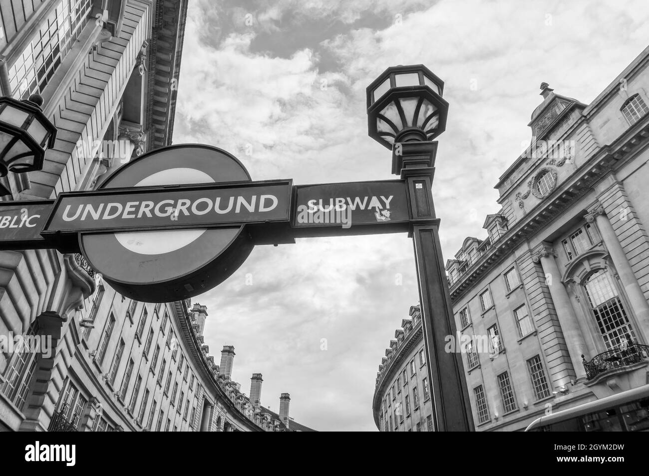 London underground train sign Black and White Stock Photos & Images - Alamy