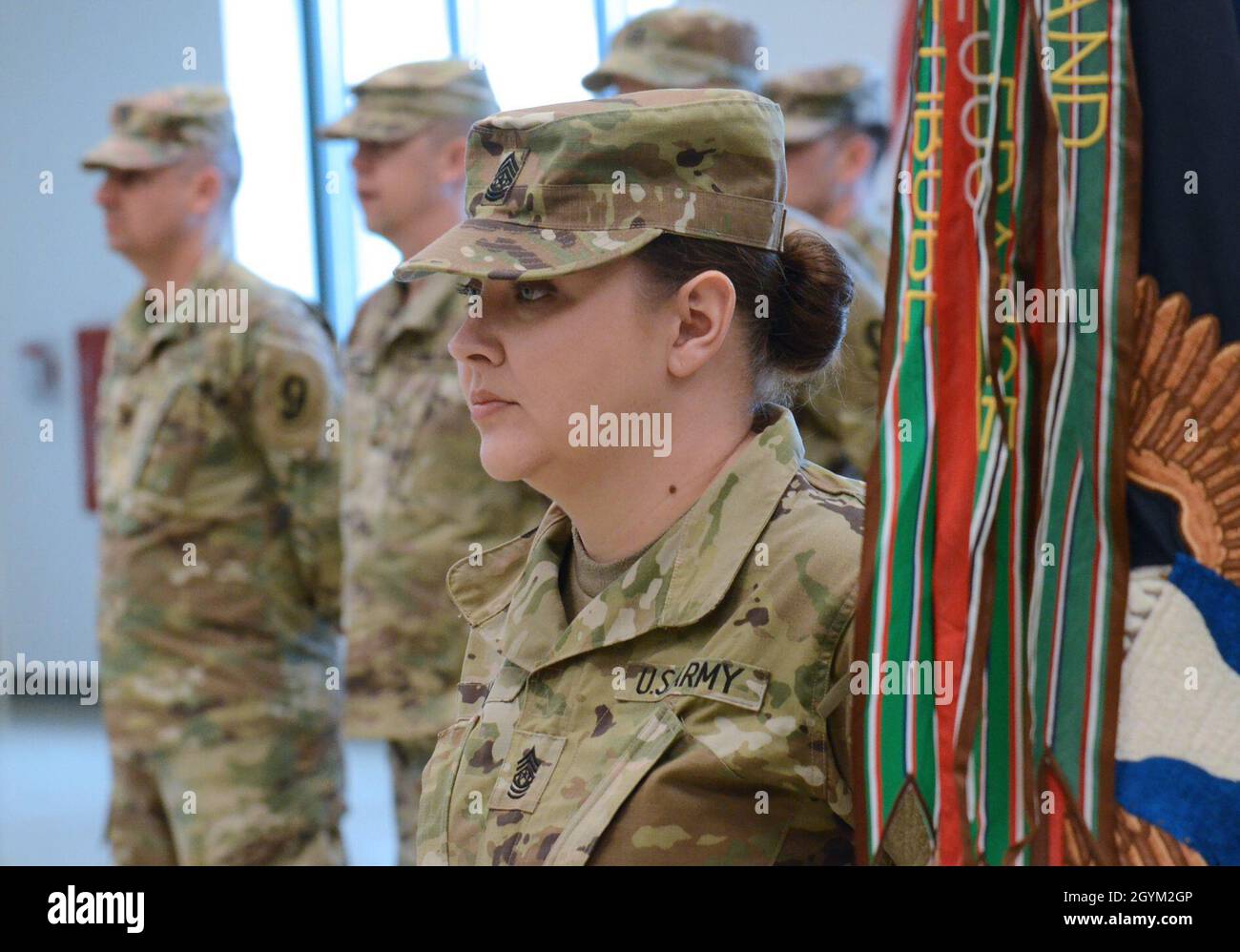 U.S. Army Reserve Command Sgt. Maj. Melissa Vine, 2nd Brigade, 95th ...