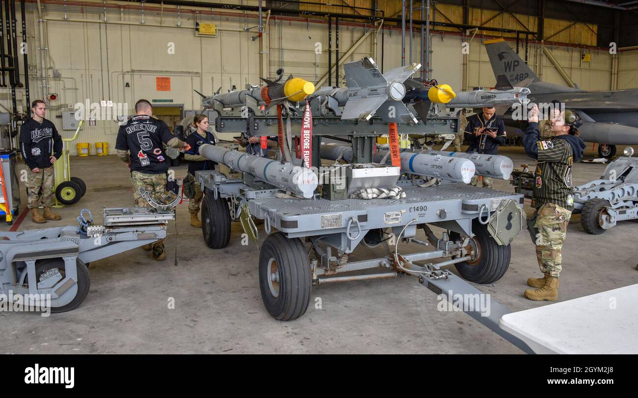 U.S. Air Force Airmen representing the 35th and 80th Aircraft ...